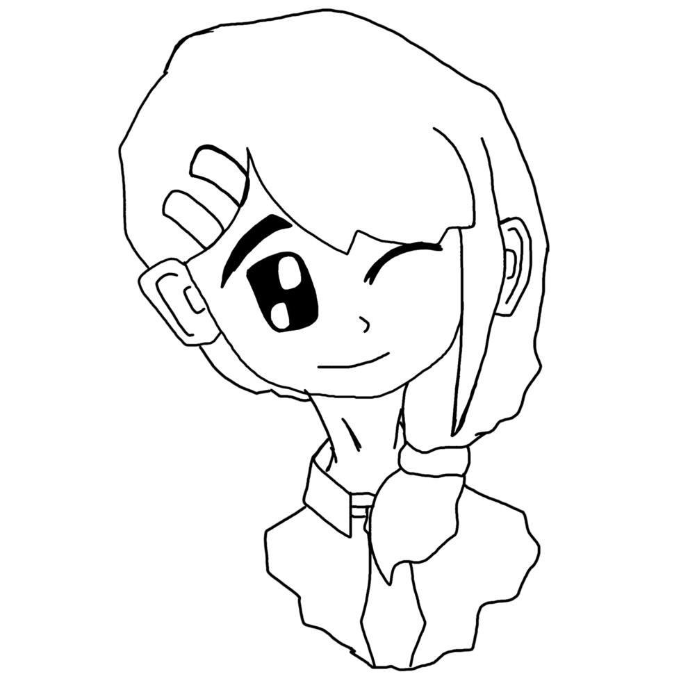 Girl Cartoon Character 16659662 Png