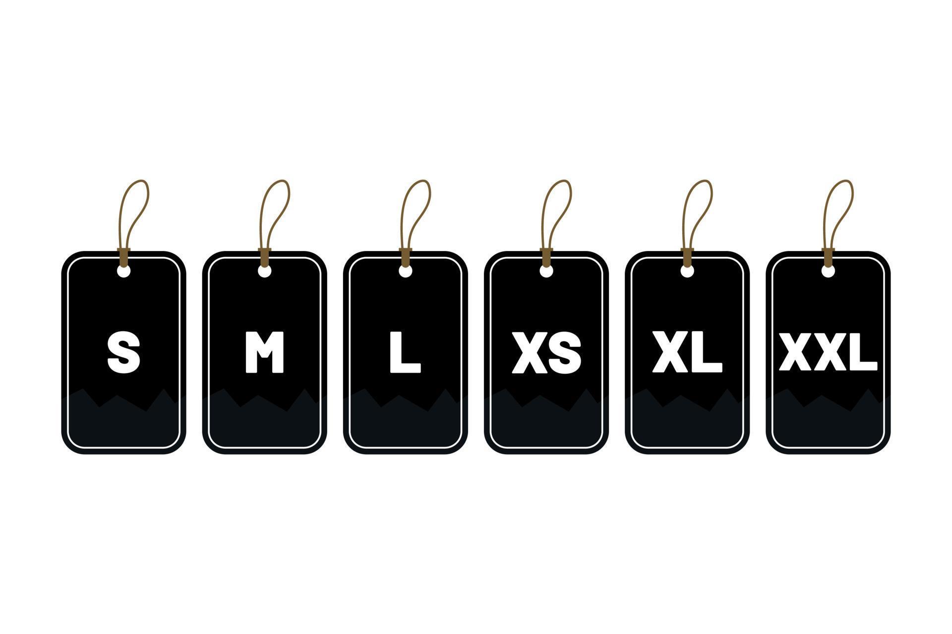 Clothes size label s, m, l, xs, xl and xxl vector symbol 16666151 ... Clothes size label s, m, l, xs, xl and xxl vector symbol 16666151 ...