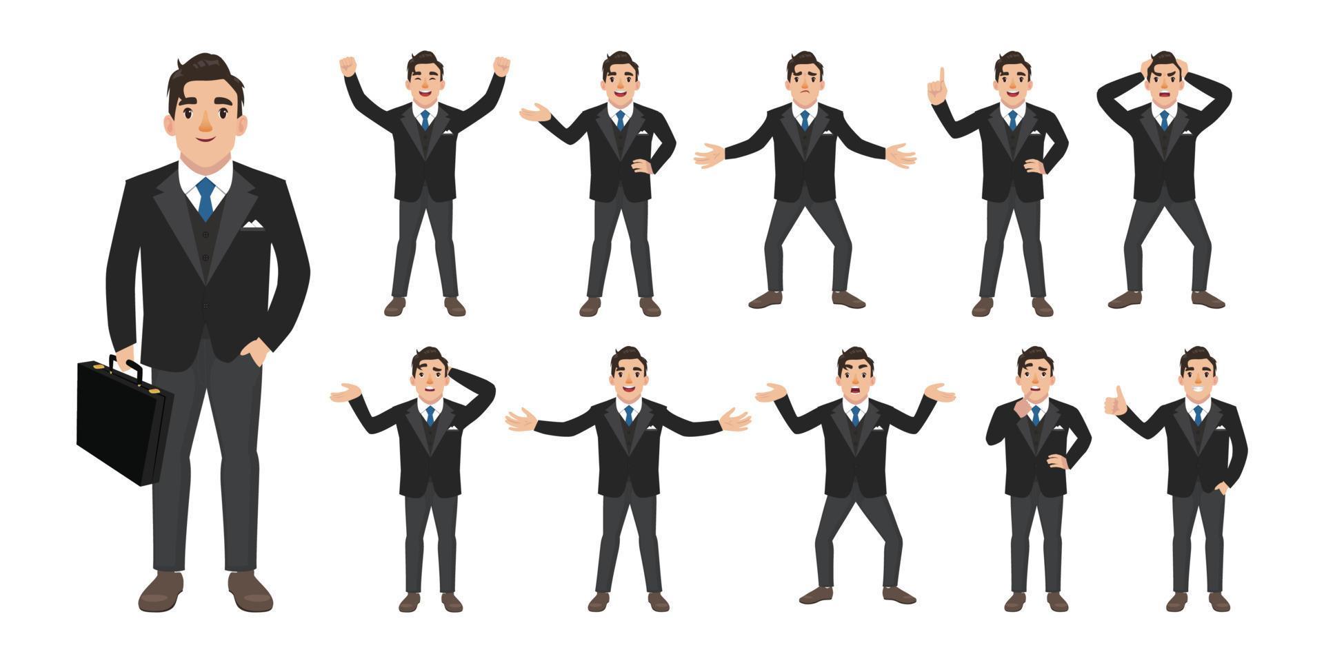 Flat set - people with different emotion 16670081 Vector Art at Vecteezy