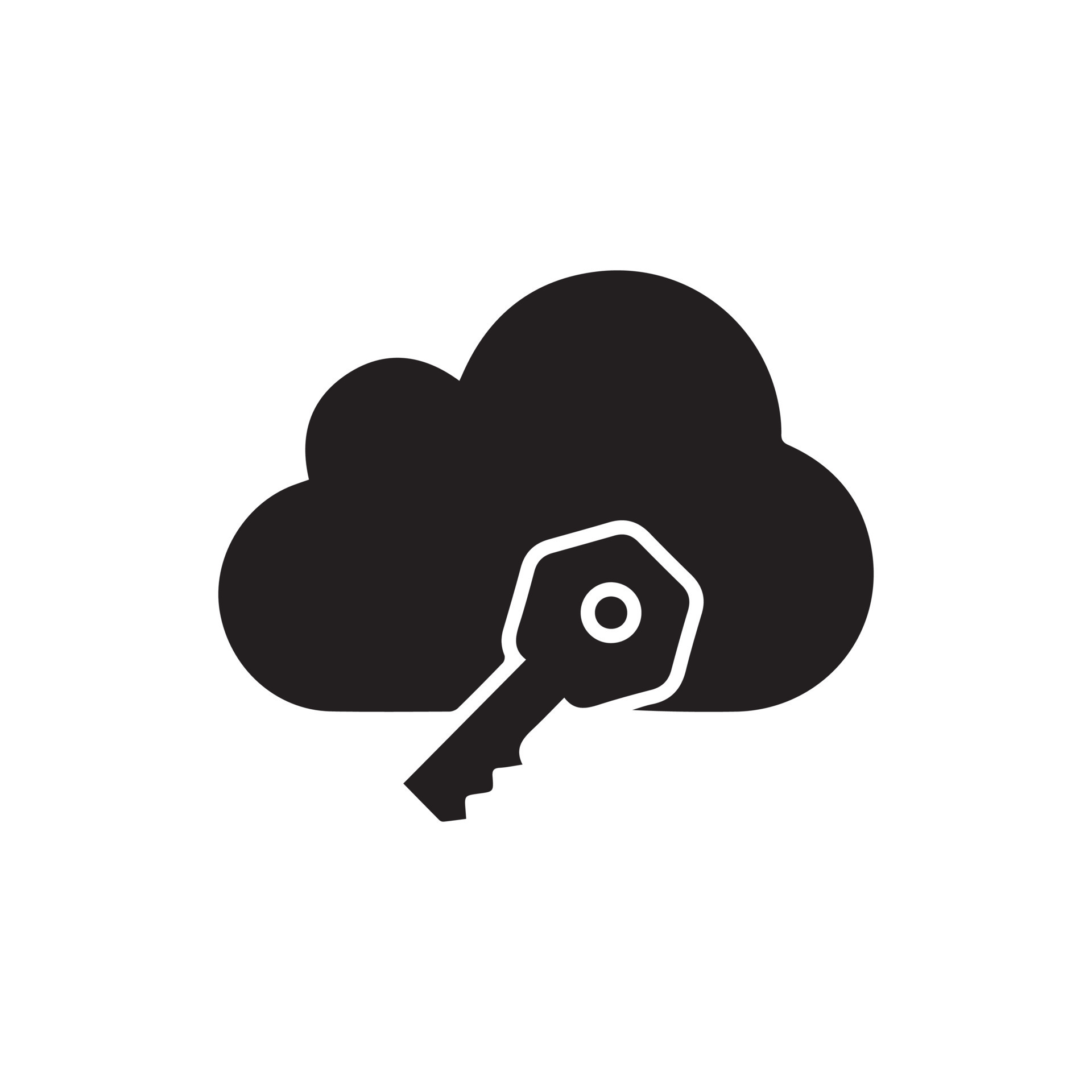 Protection And Security Vector Line Icons Business Data Protection