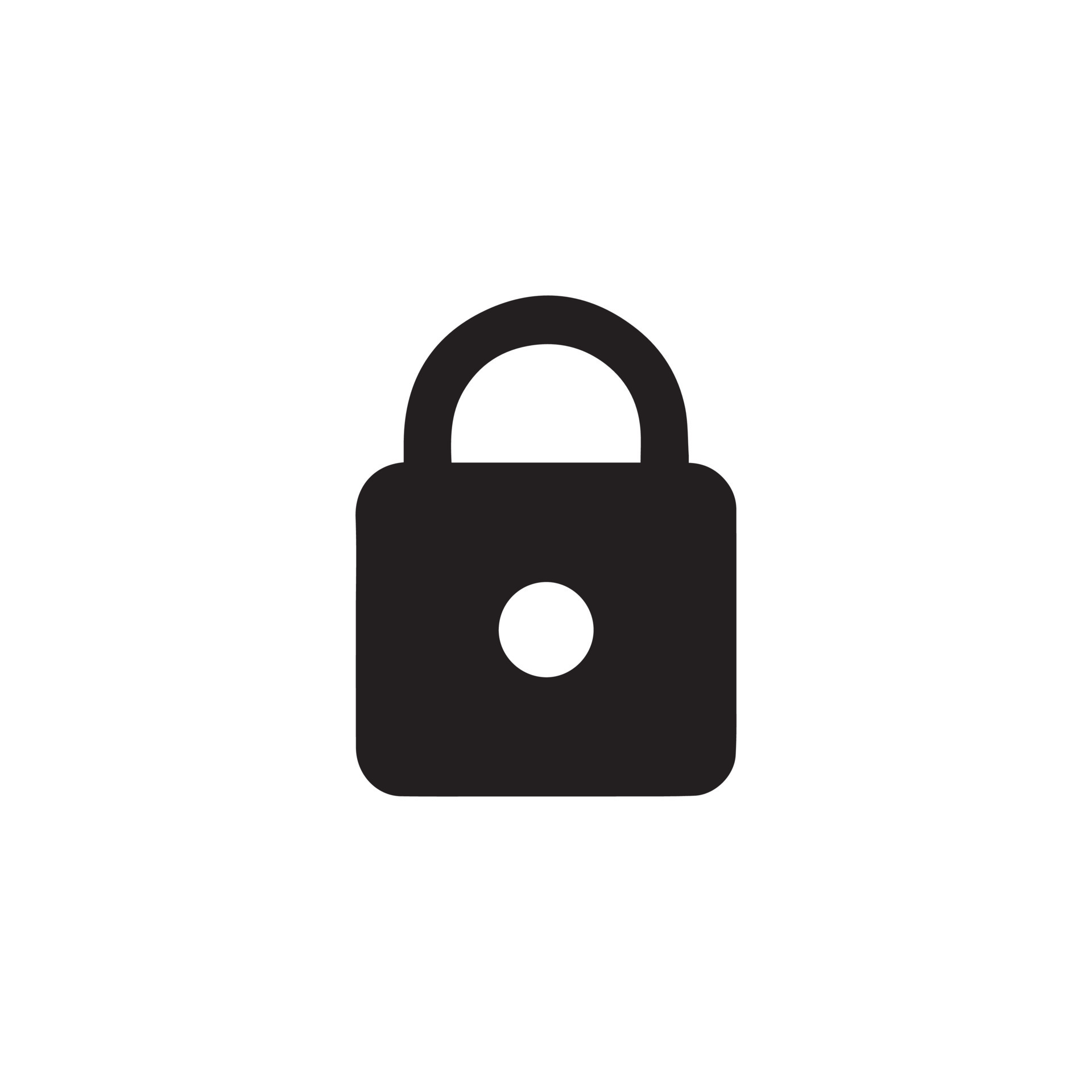 Protection And Security Vector Line Icons Business Data Protection
