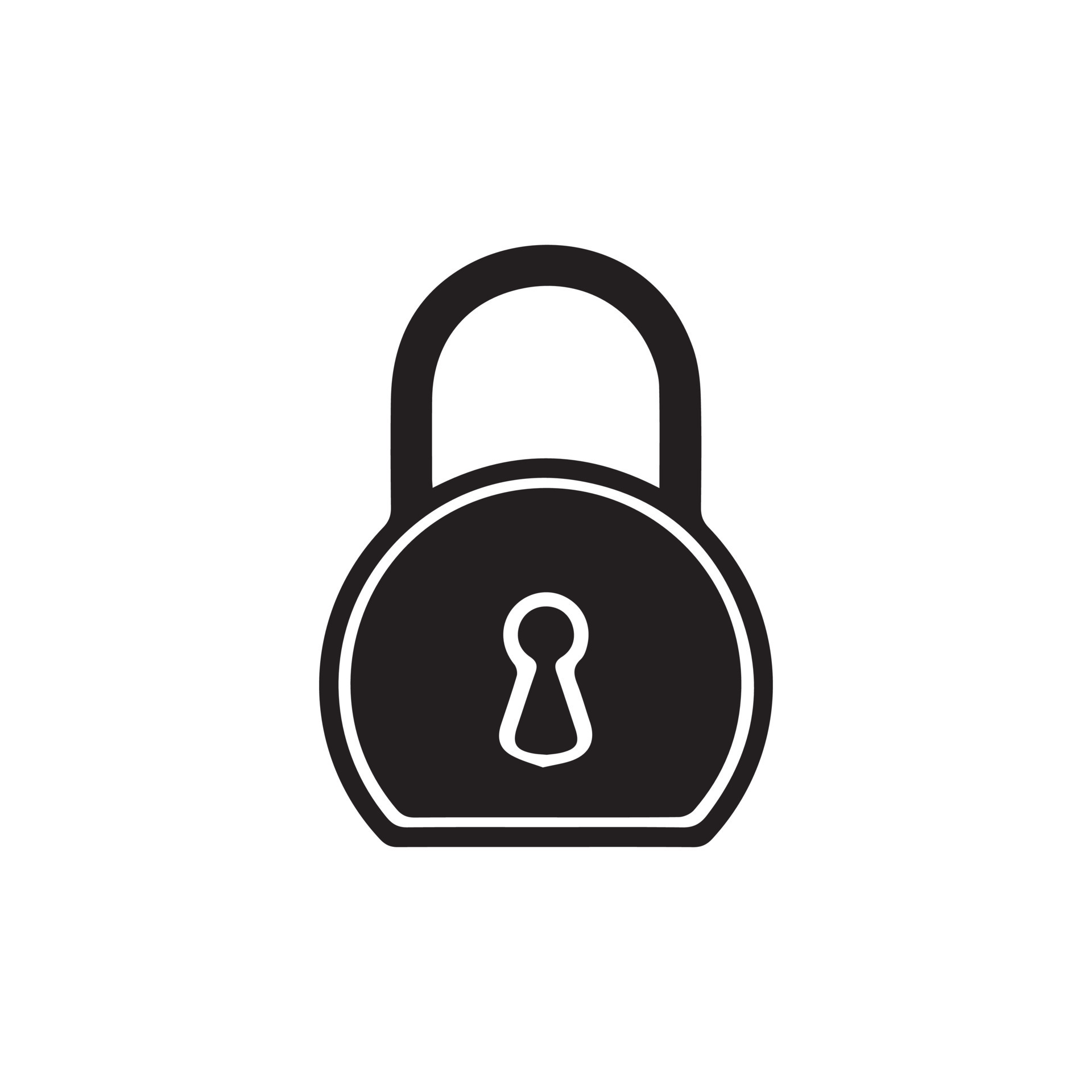 Protection And Security Vector Line Icons Business Data Protection