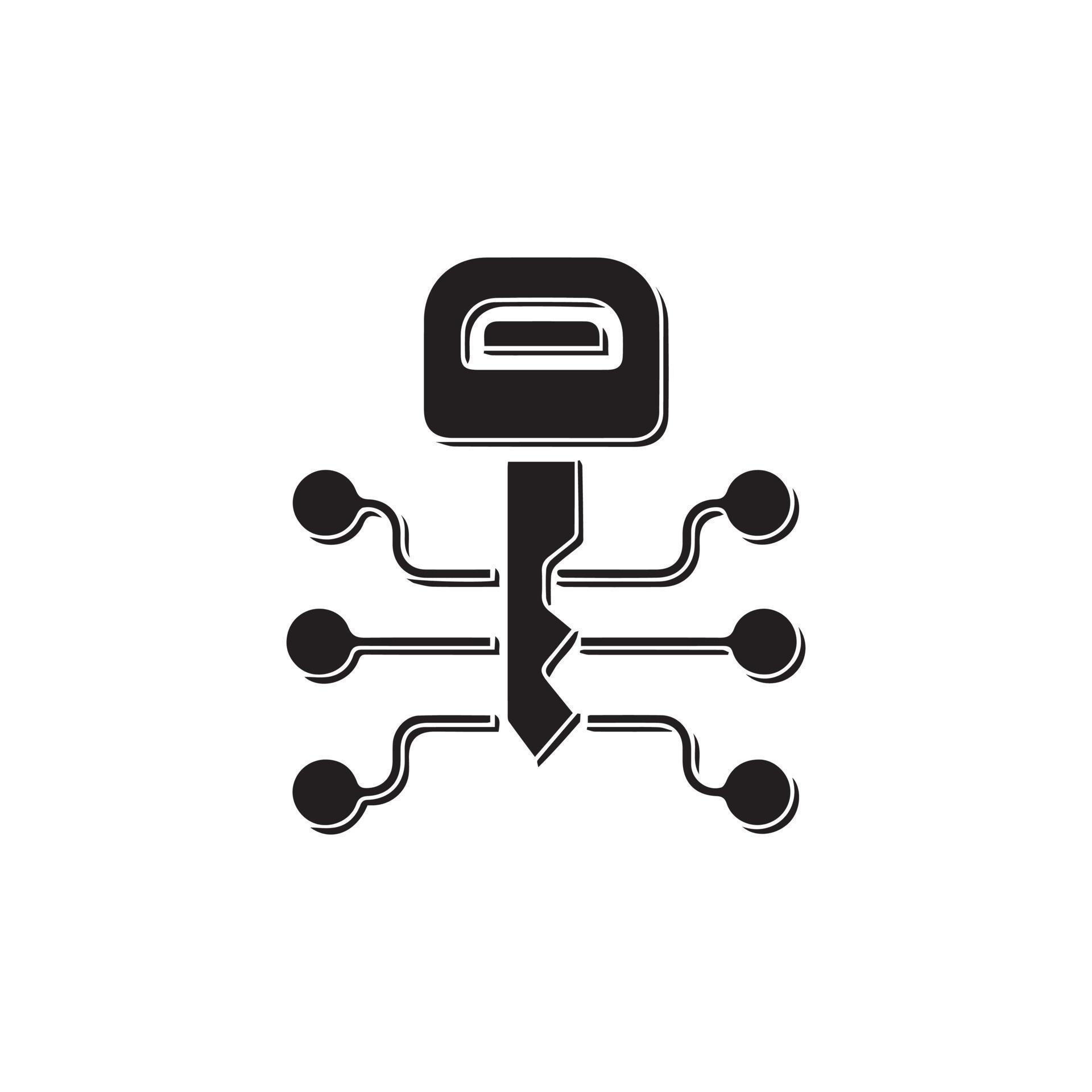 Protection And Security Vector Line Icons Business Data Protection