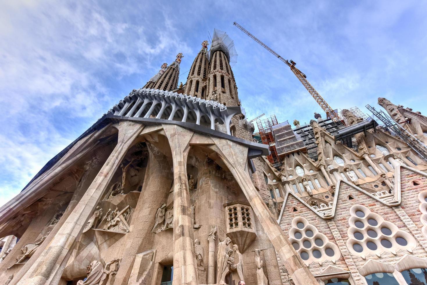 Basilica Temple Expiatori de la Sagrada Familia in Barcelona, Spain. 16676509 Stock Photo at ...