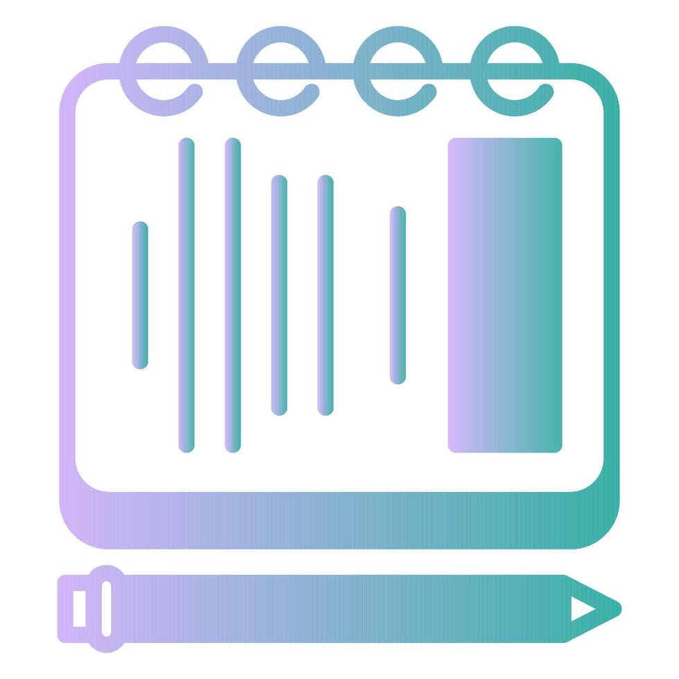 notebook icon, suitable for a wide range of digital creative projects ...