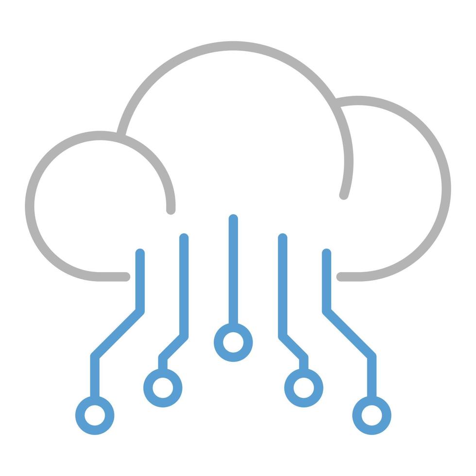 Cloud technology icon, suitable for a wide range of digital creative ...