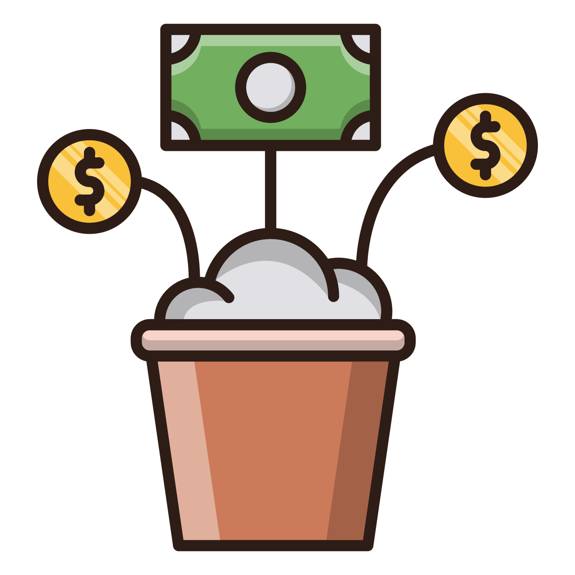 investment icon, suitable for a wide range of digital creative projects ...