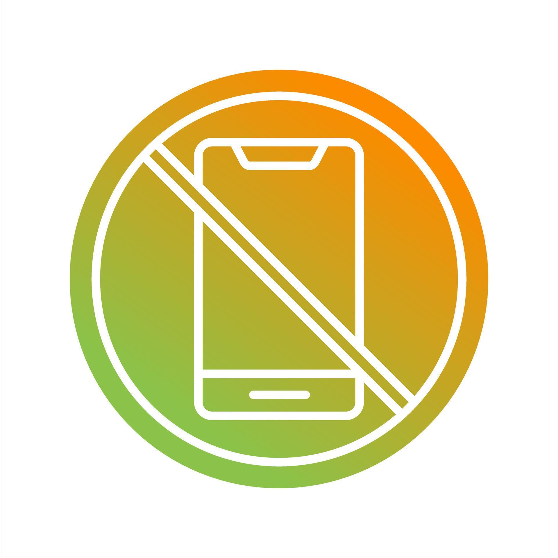 No Cell Phone Vector Icon 16683426 Vector Art at Vecteezy