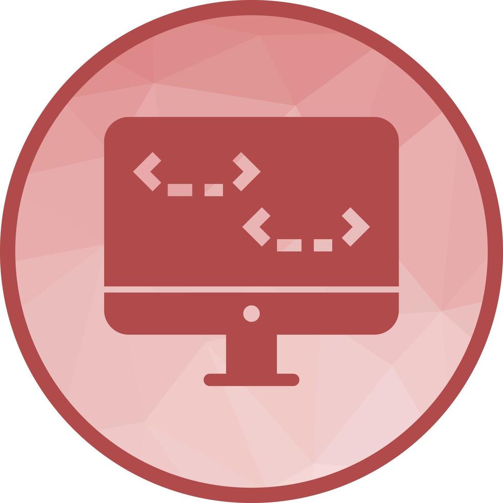 Start and End Code Low Poly Background Icon 16687137 Vector Art at Vecteezy