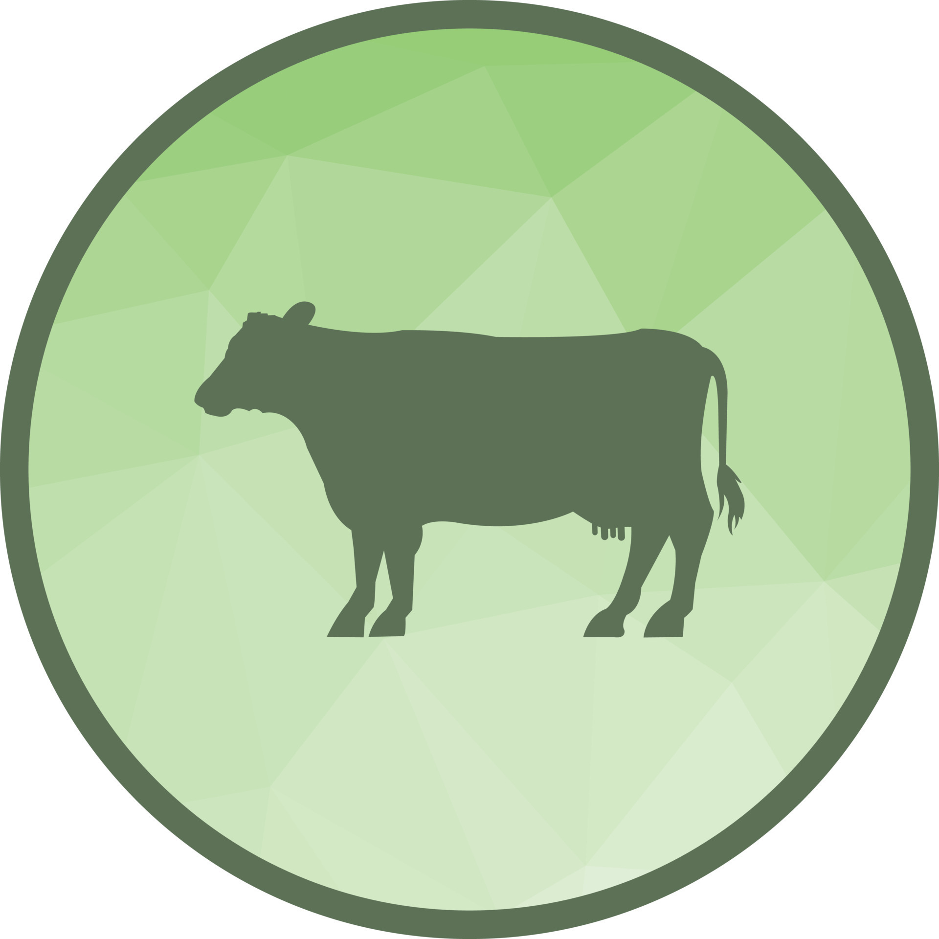 Cow Low Poly Background Icon 16687627 Vector Art at Vecteezy