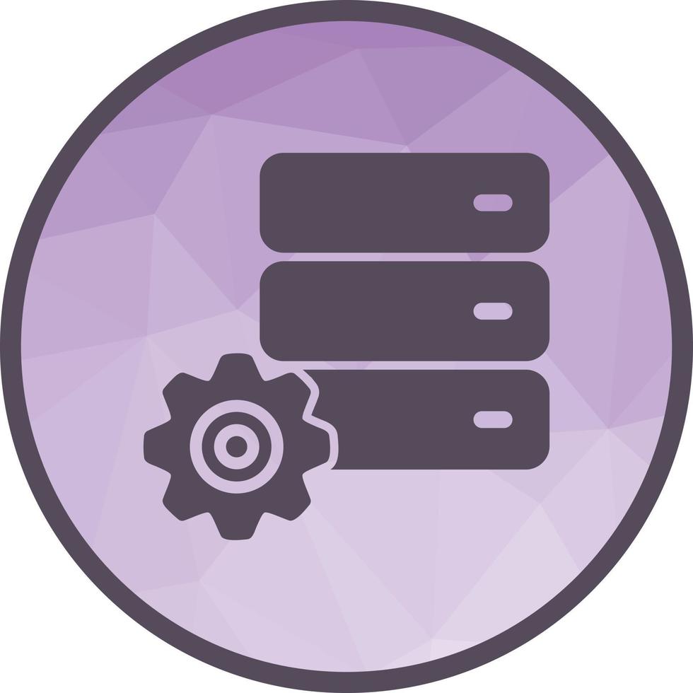 Database Settings Low Poly Background Icon 16689567 Vector Art at Vecteezy