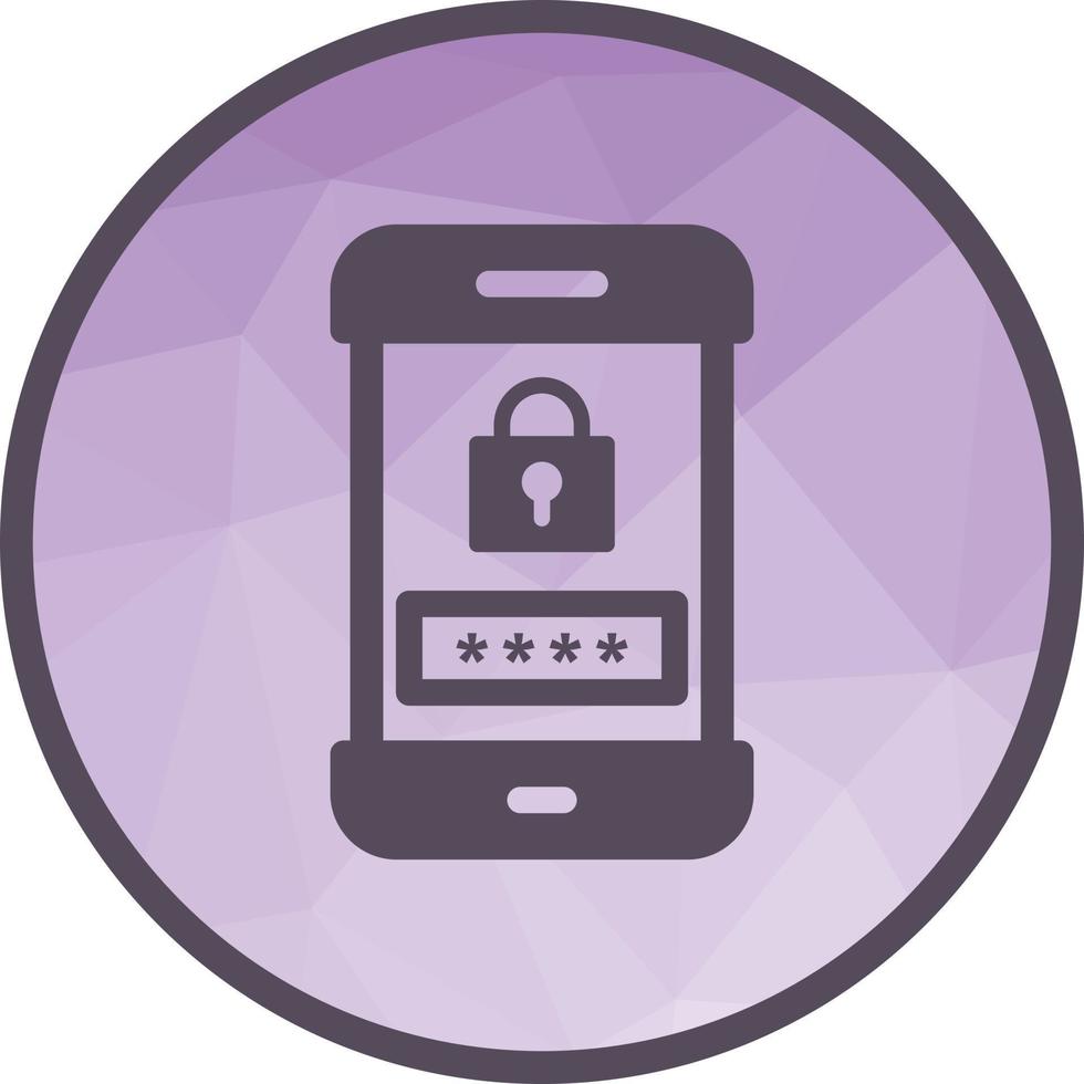 Passcode Low Poly Background Icon 16690828 Vector Art at Vecteezy