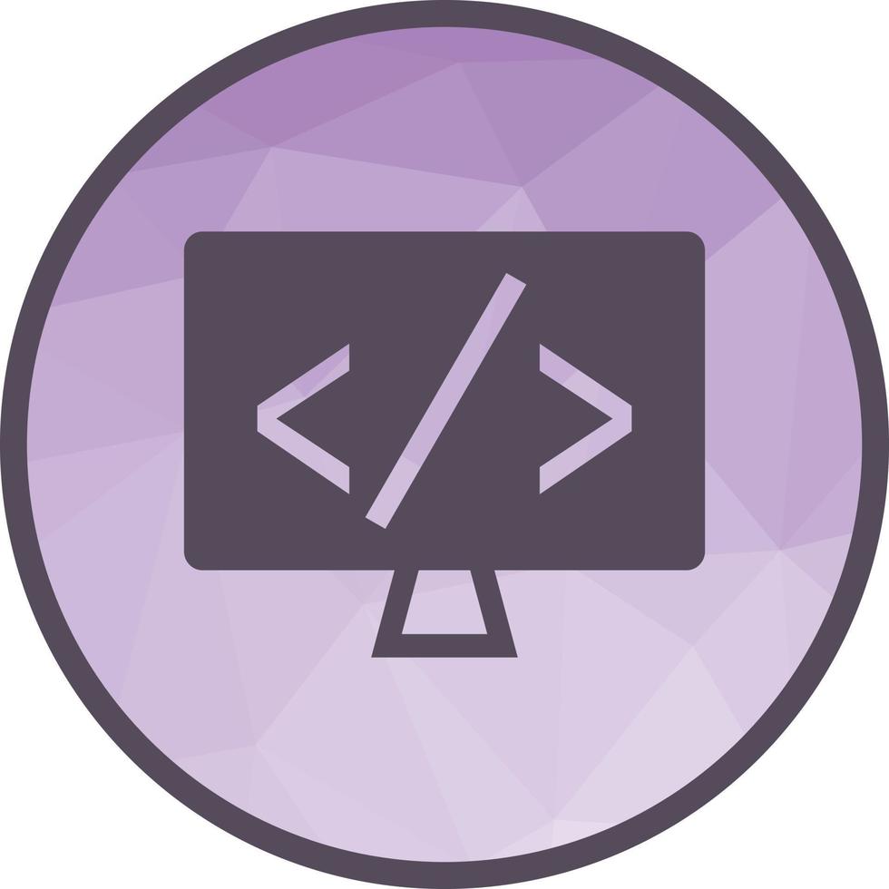 Custom Coding Low Poly Background Icon 16692317 Vector Art at Vecteezy