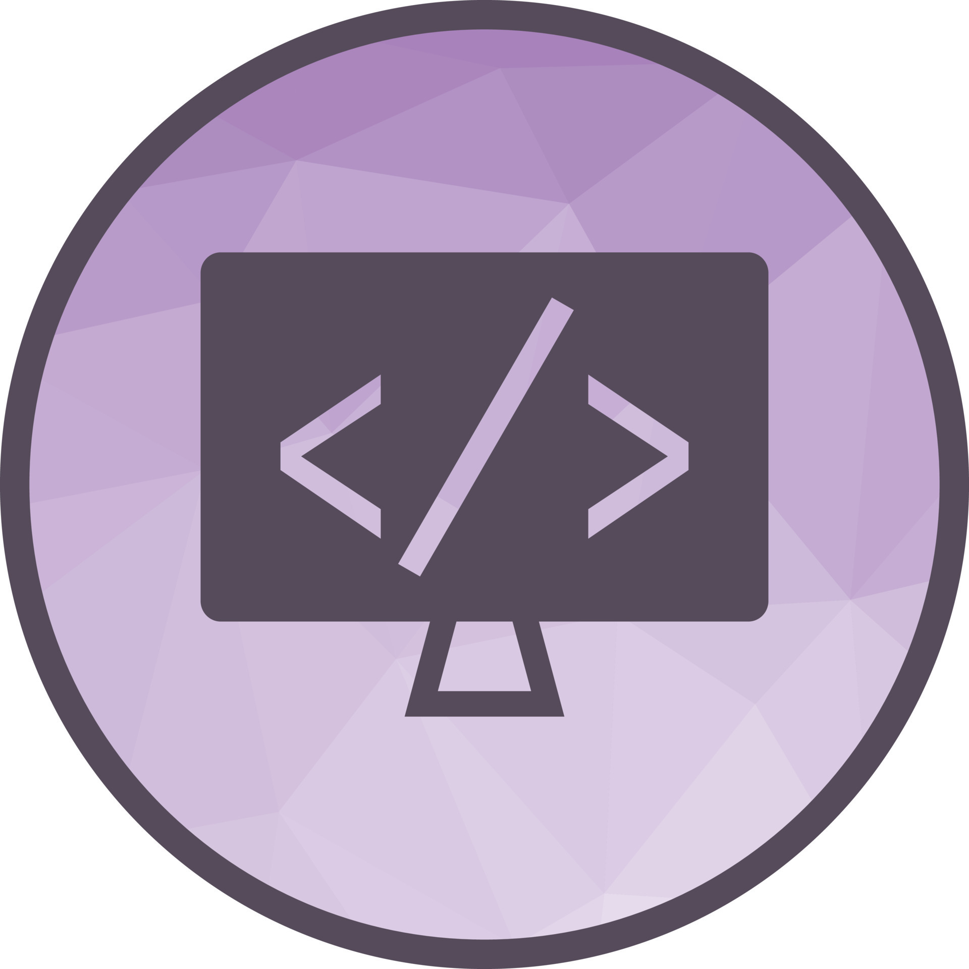 Custom Coding Low Poly Background Icon 16692317 Vector Art at Vecteezy