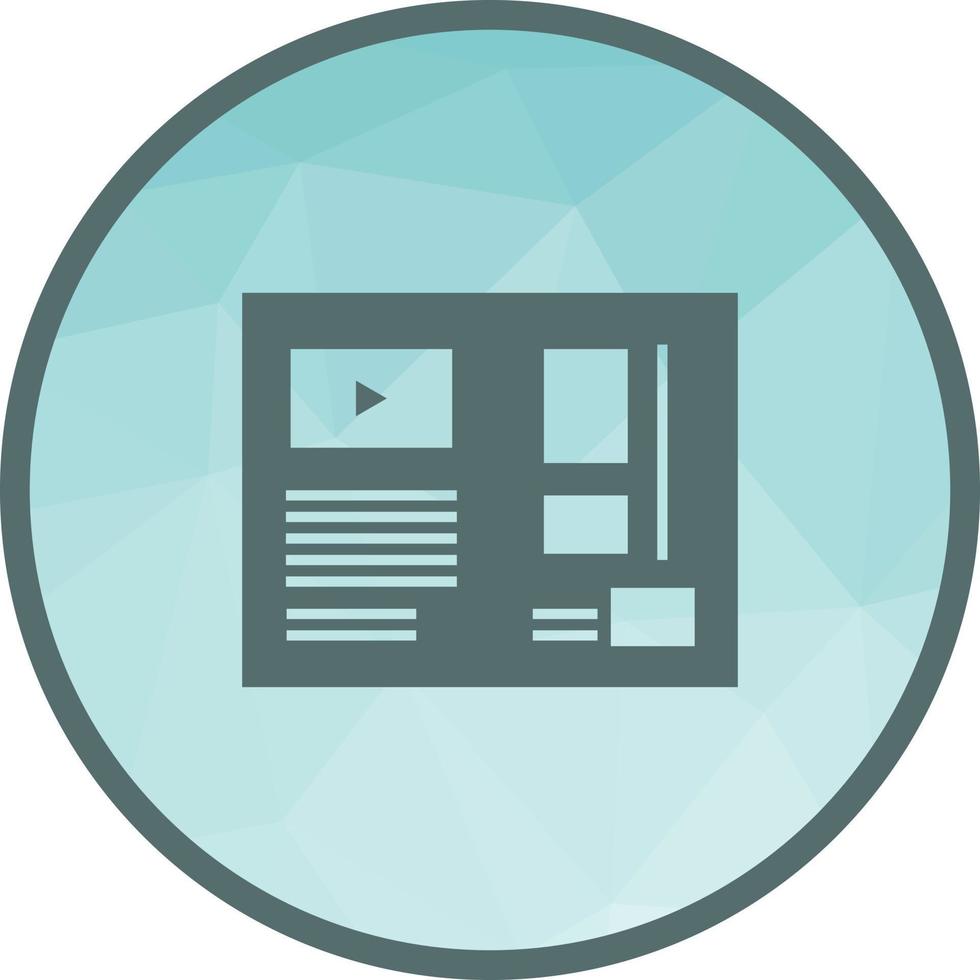 Tutorials Low Poly Background Icon 16692699 Vector Art at Vecteezy