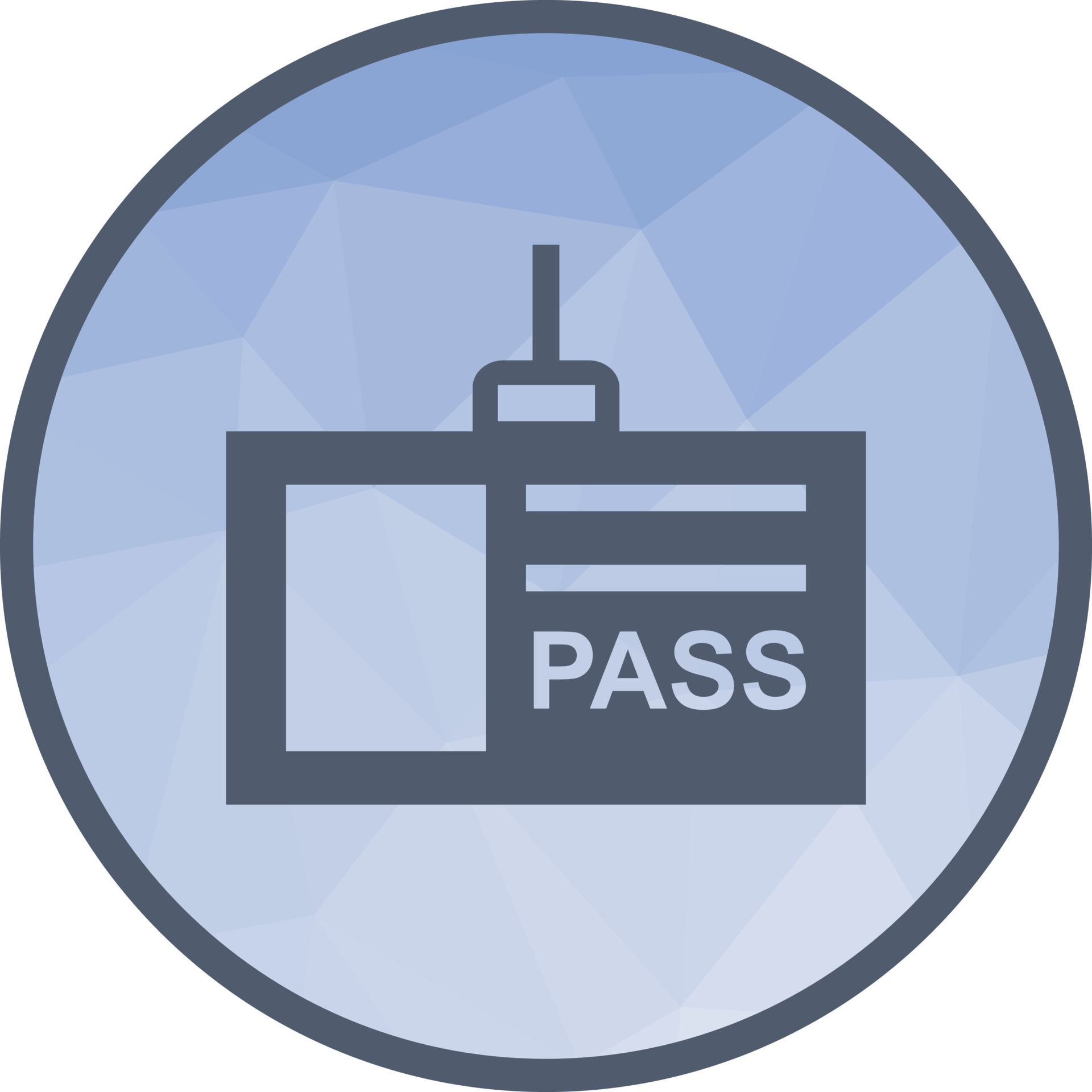 Pass Card Low Poly Background Icon 16692887 Vector Art at Vecteezy