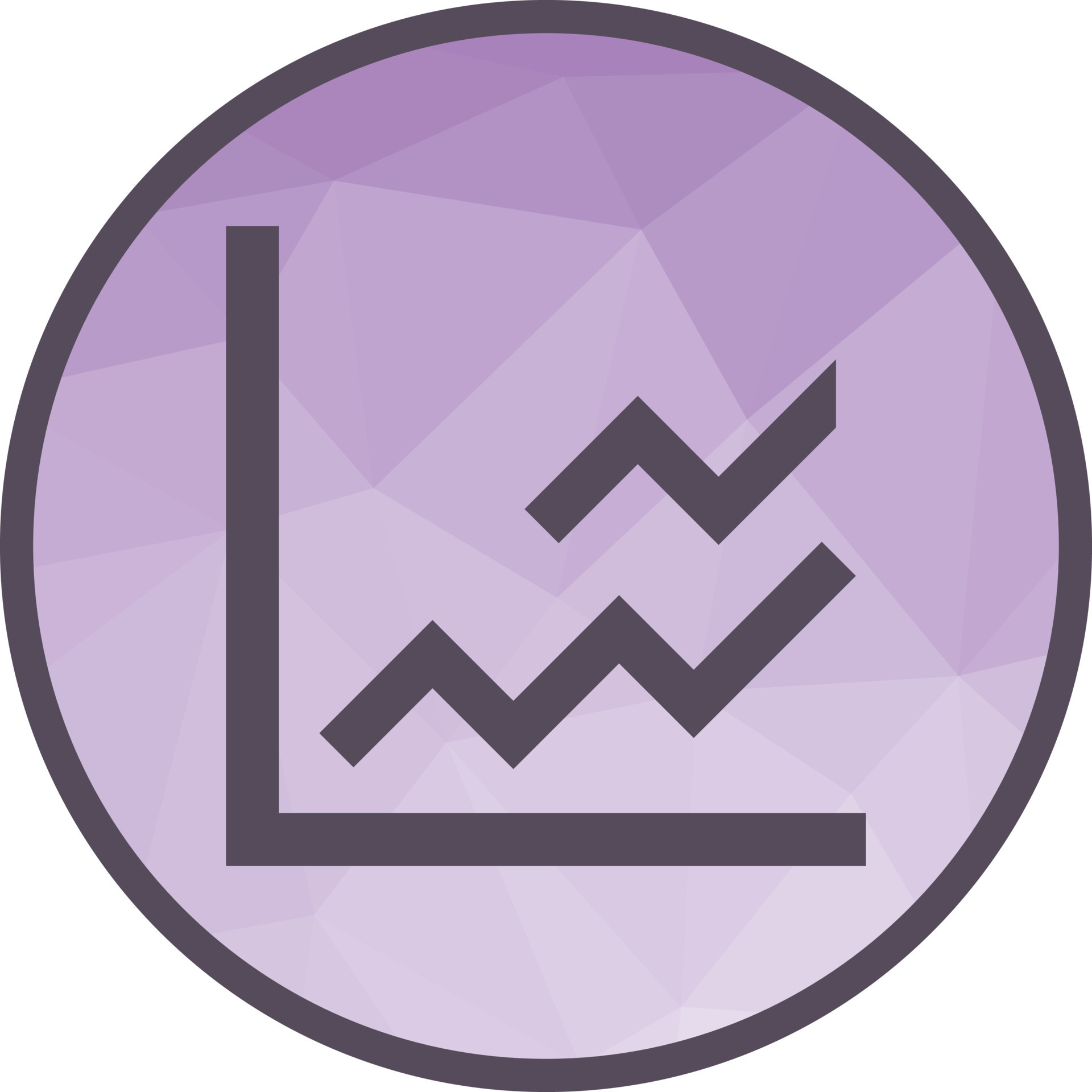 Line Graph Low Poly Background Icon 16697310 Vector Art at Vecteezy