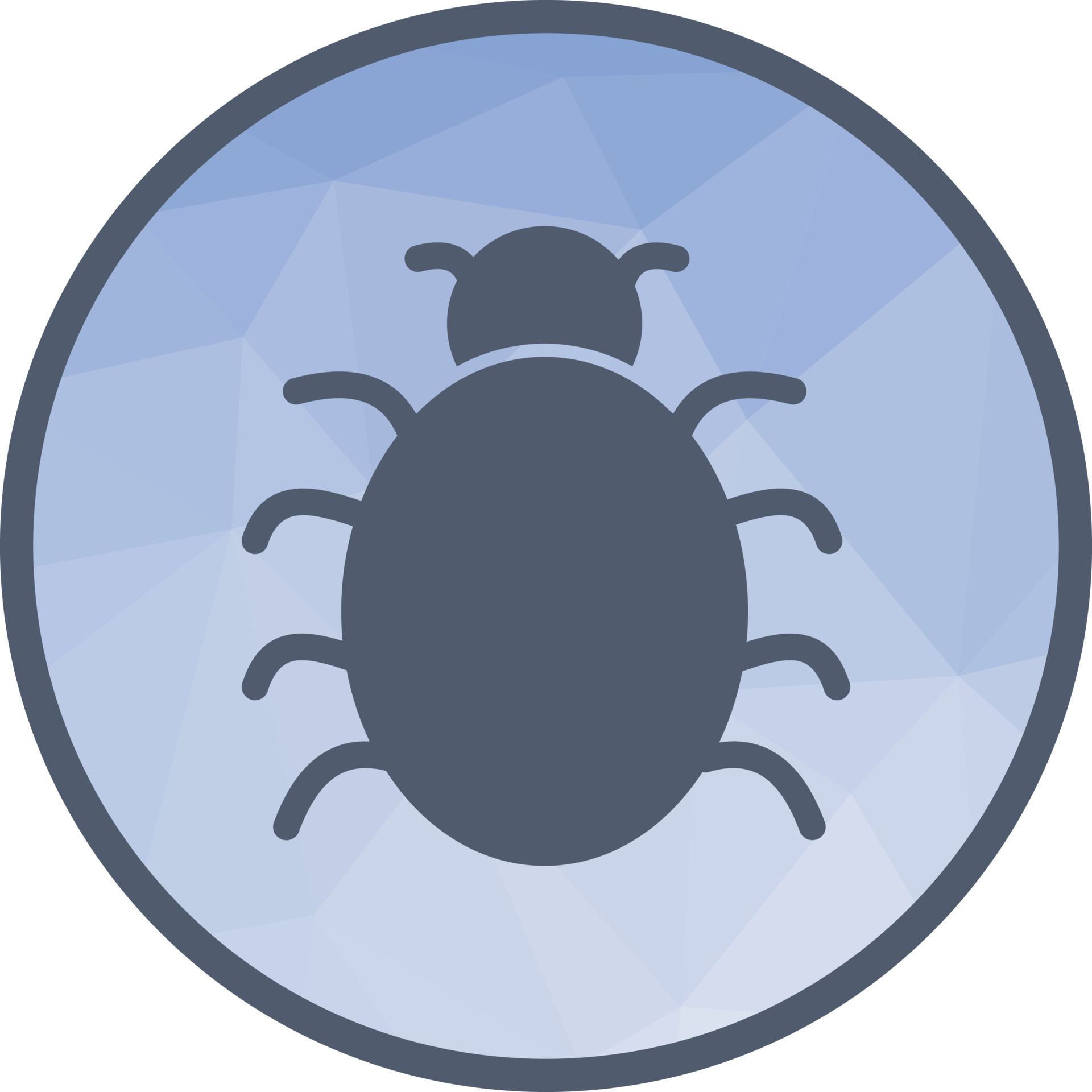 Bug Fixing Low Poly Background Icon 16697370 Vector Art at Vecteezy