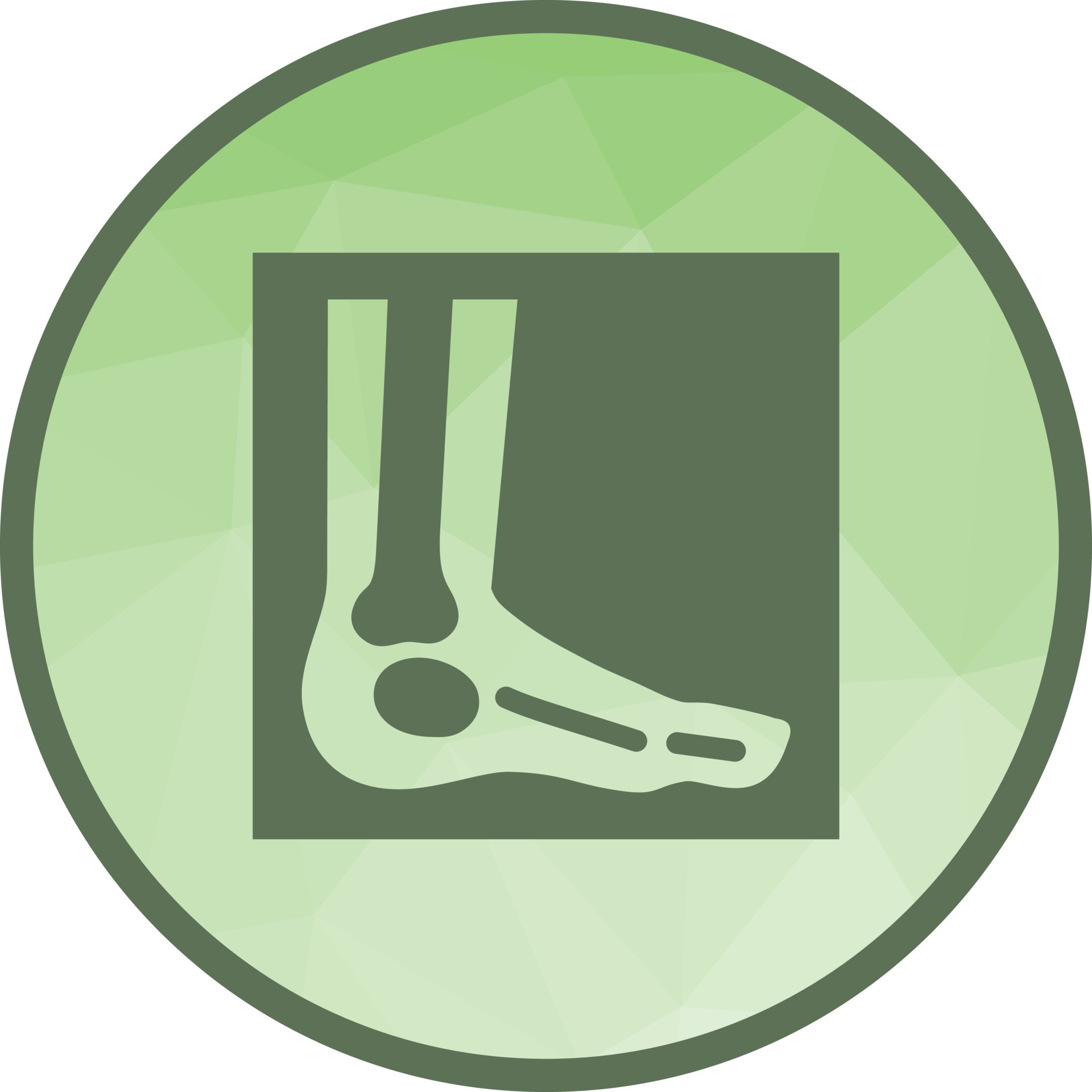 Foot X Ray Low Poly Background Icon 16697959 Vector Art At Vecteezy