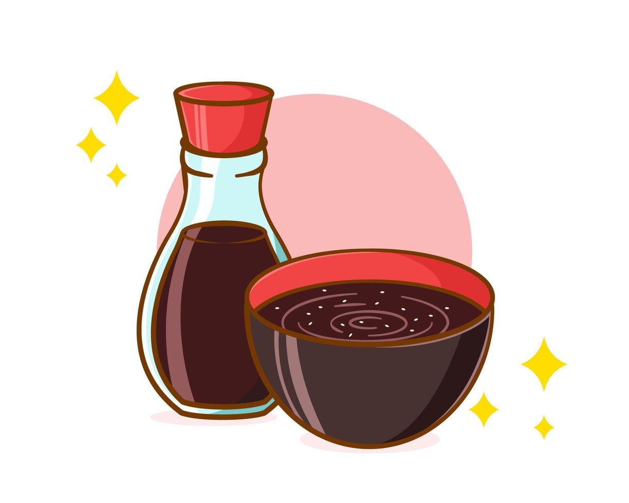 Cute japanese soy sauce cartoon illustration 16699671 Vector Art at ... Cute japanese soy sauce cartoon illustration 16699671 Vector Art at ...