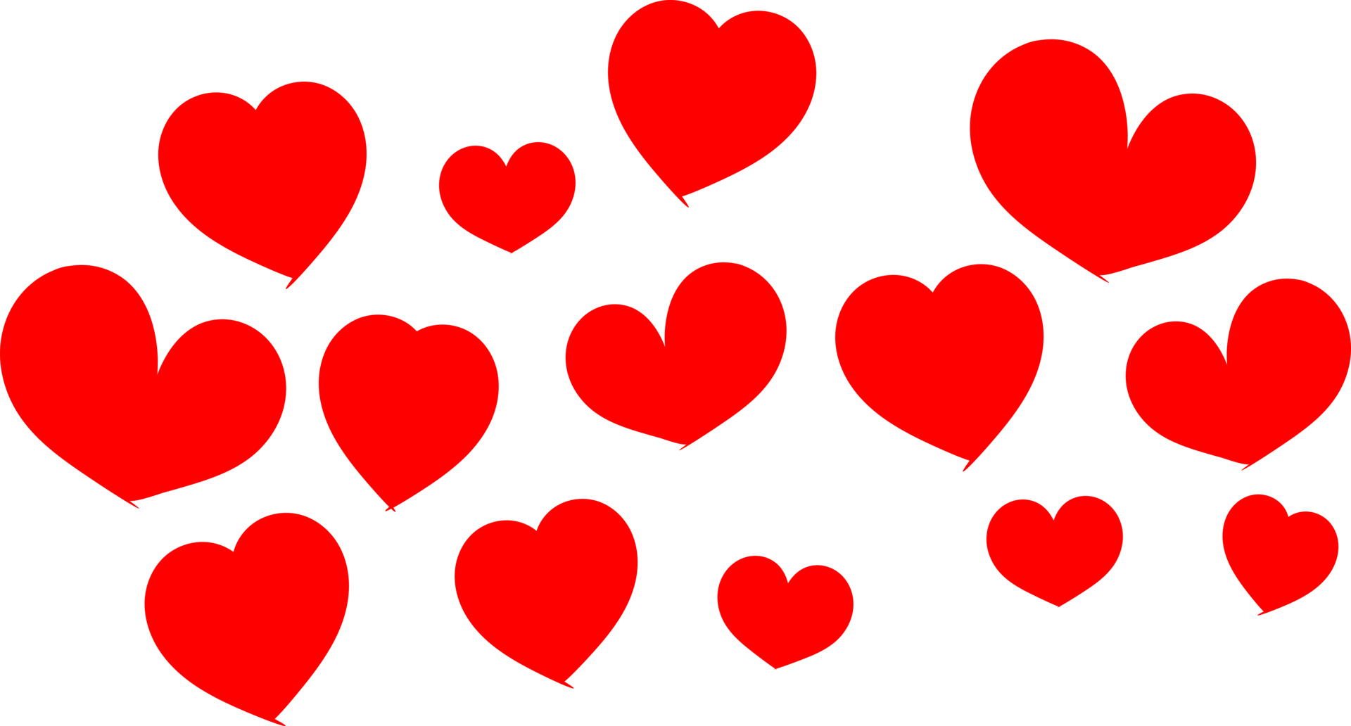 Fundo De Coração Vermelho 16703959 Png