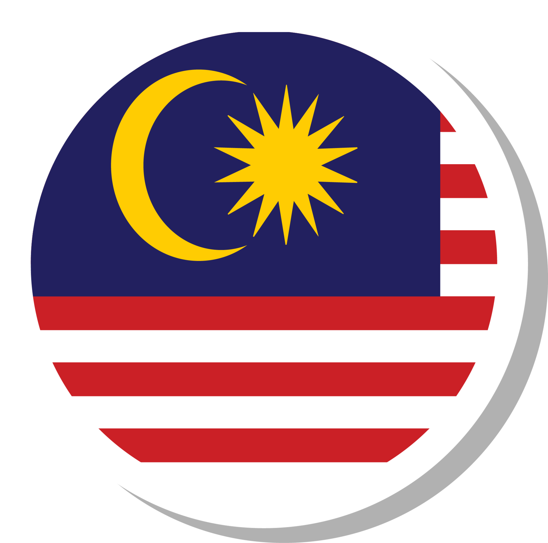 Malaysia flag circle shape, flag icon. 16707459 PNG Malaysia flag circle shape, flag icon. 16707459 PNG