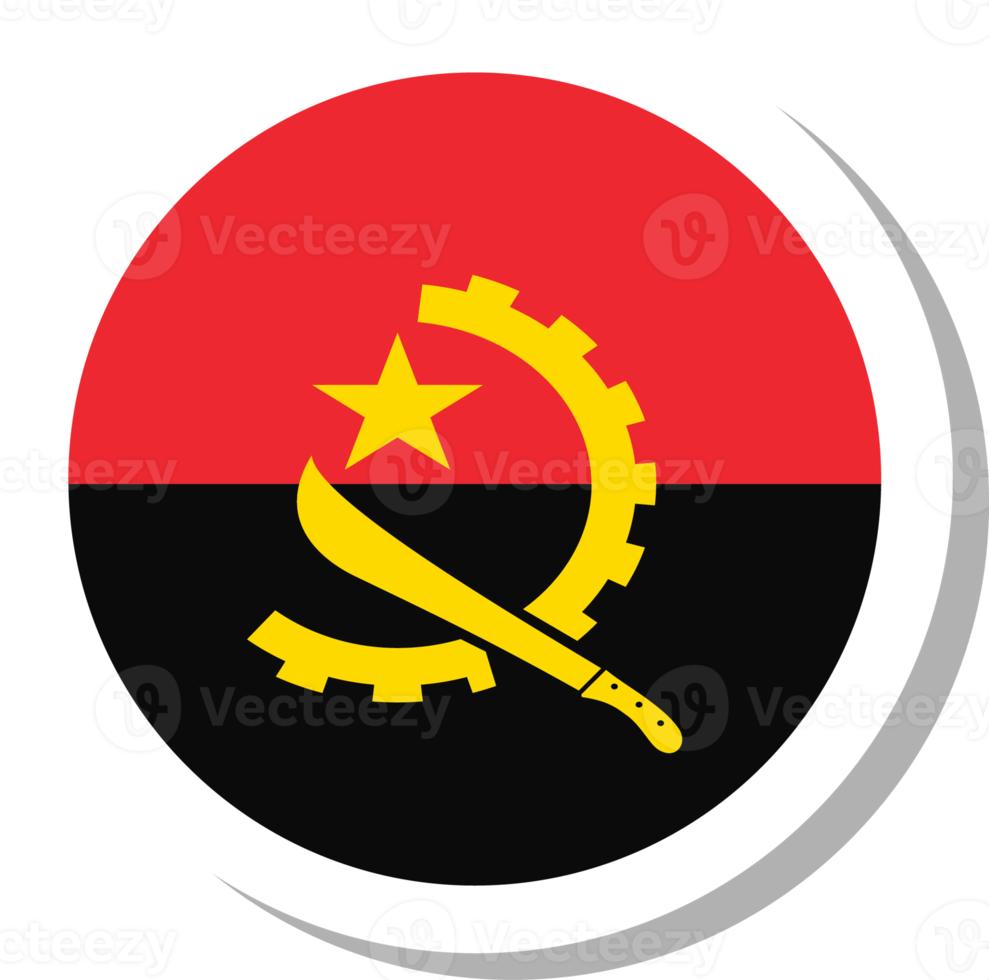 Angola flag circle shape, flag icon. 16707525 PNG Angola flag circle shape, flag icon. 16707525 PNG