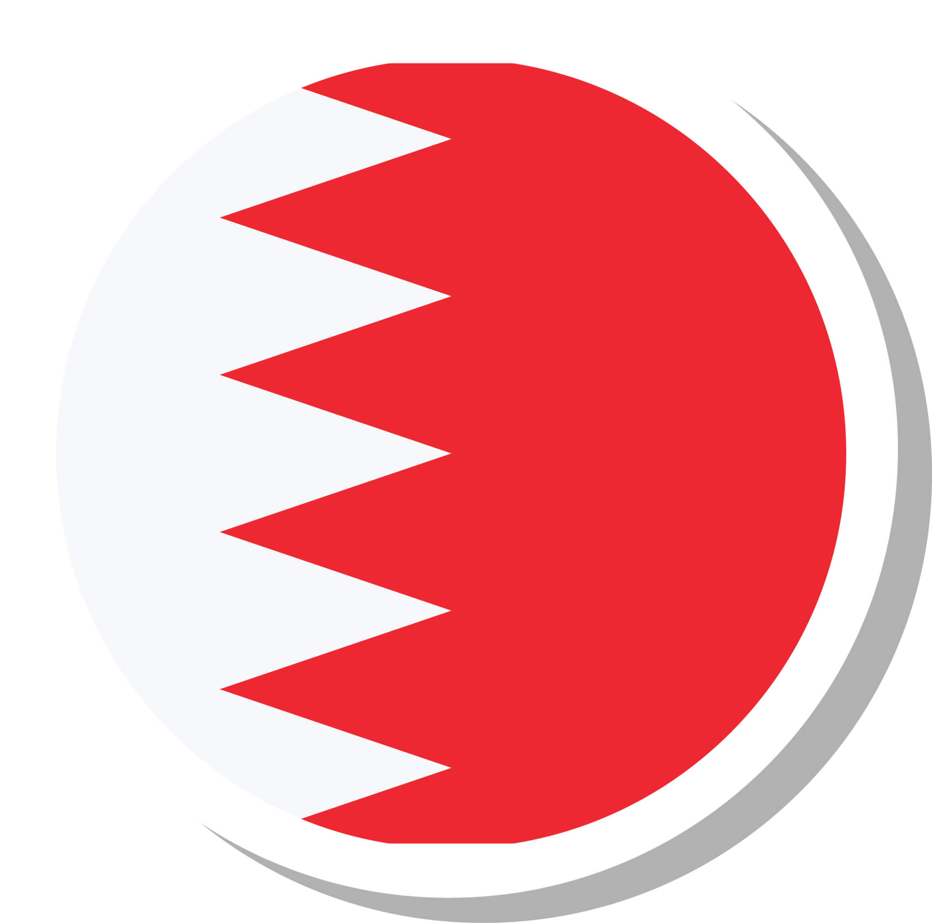 Bahrain flag circle shape, flag icon. 16707542 PNG Bahrain flag circle shape, flag icon. 16707542 PNG