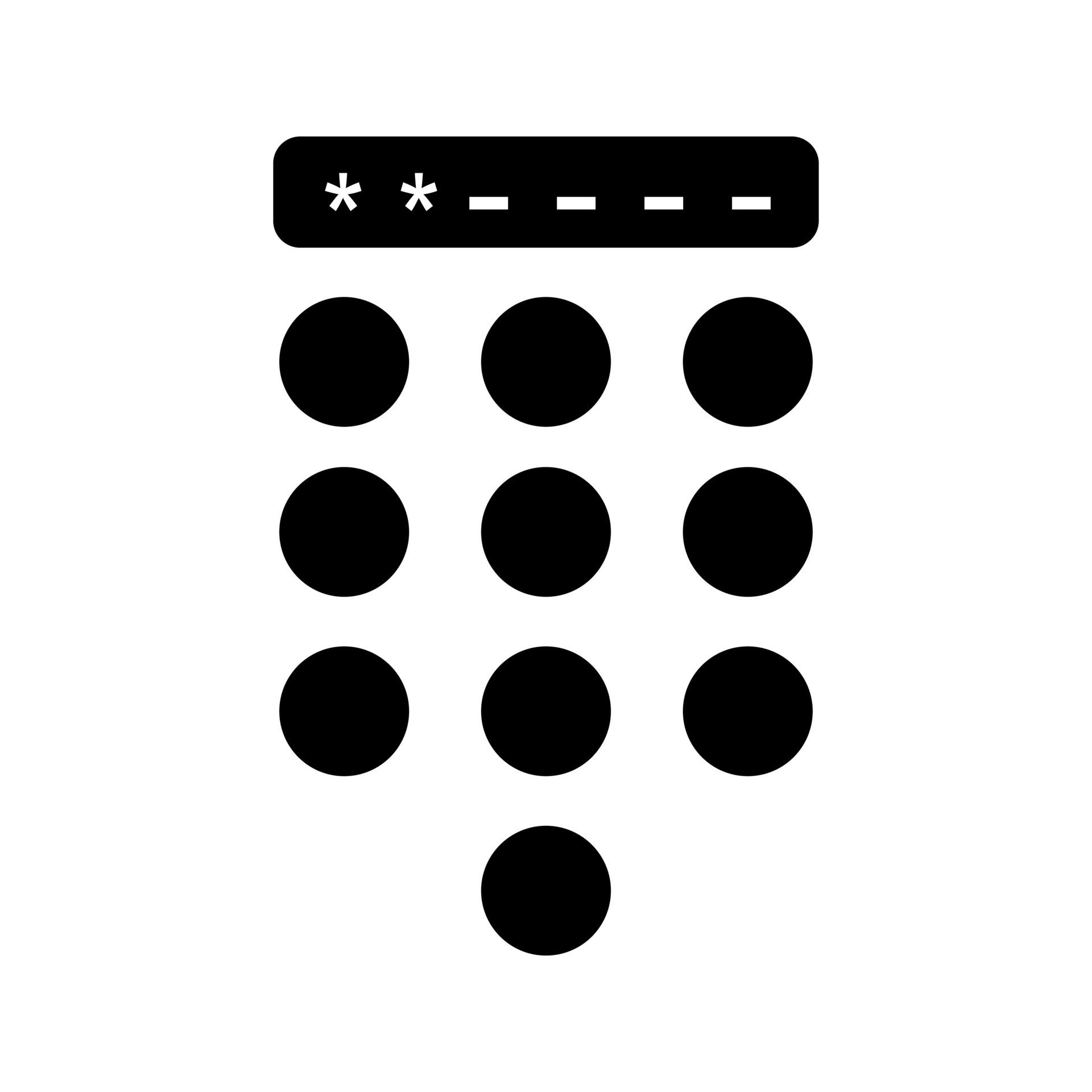 Passcode Lock Vector Icon 16708714 Vector Art at Vecteezy