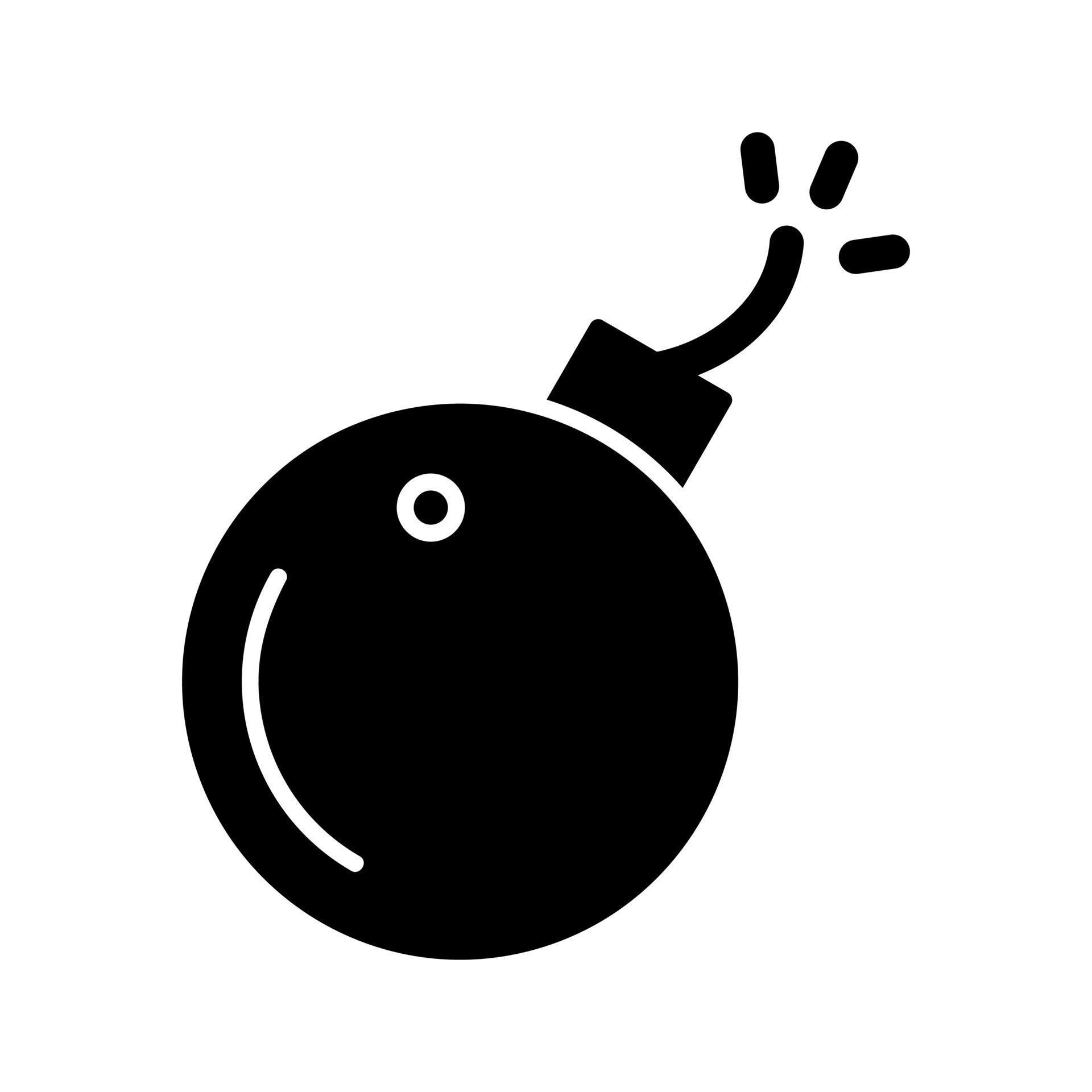 Exploding Cannon Ball Vector Icon 16708775 Vector Art at Vecteezy