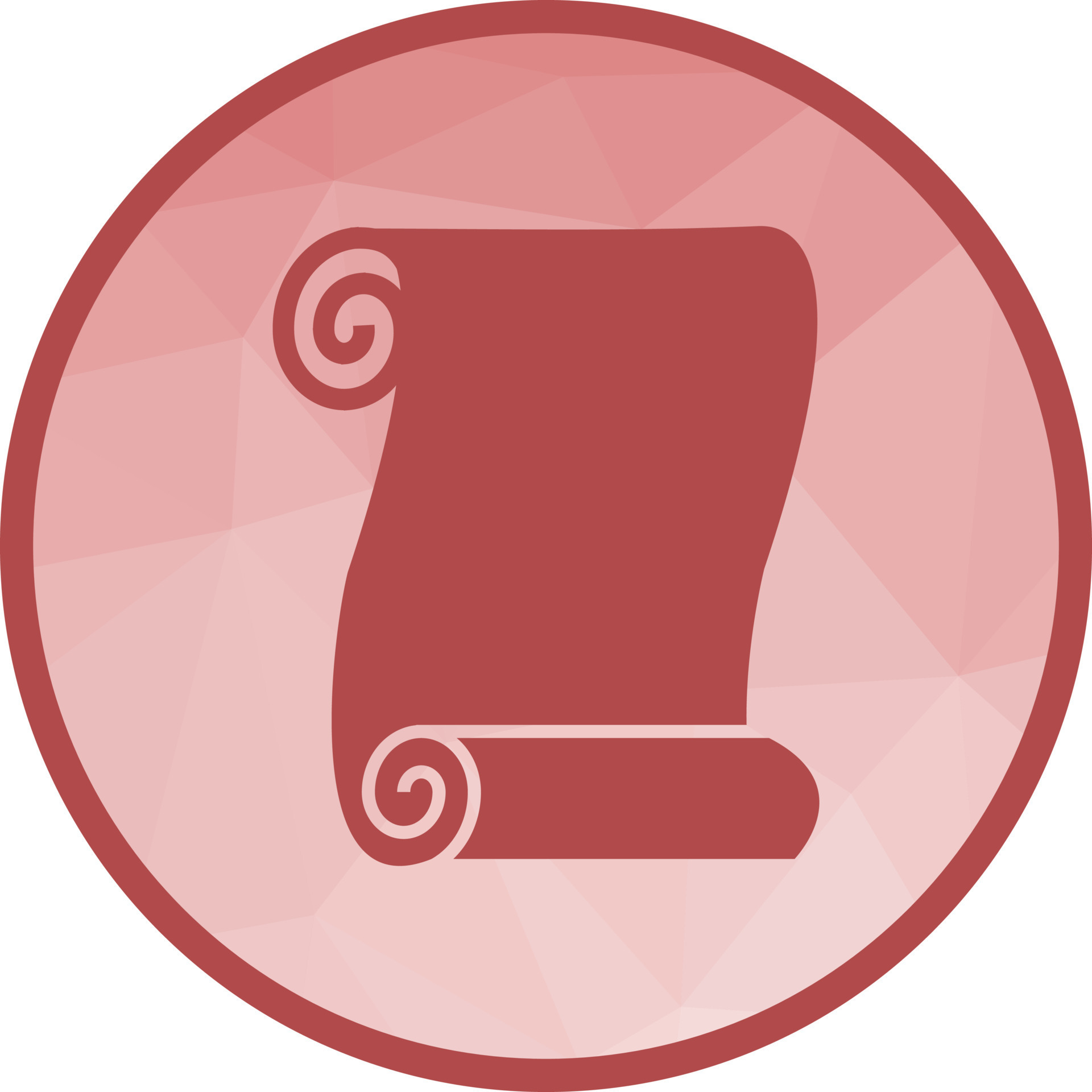 Scroll Low Poly Background Icon 16711991 Vector Art At Vecteezy