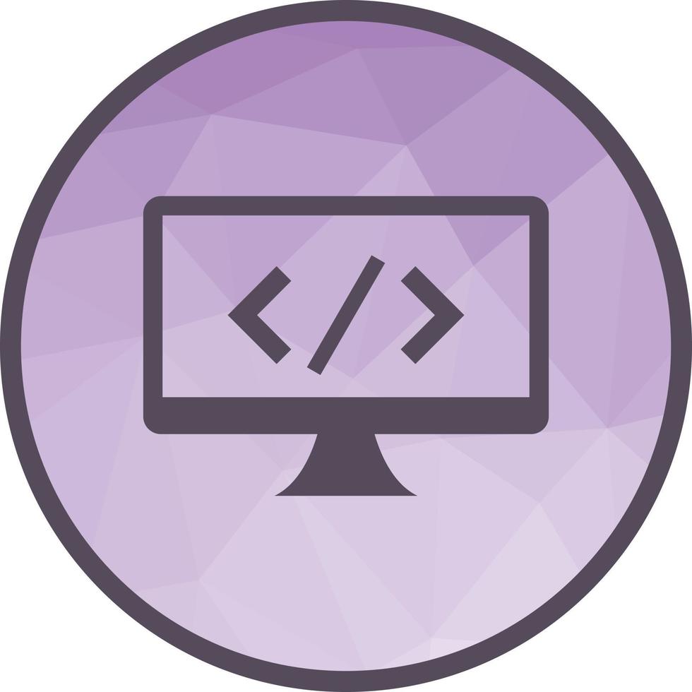 Programming Low Poly Background Icon 16712090 Vector Art at Vecteezy