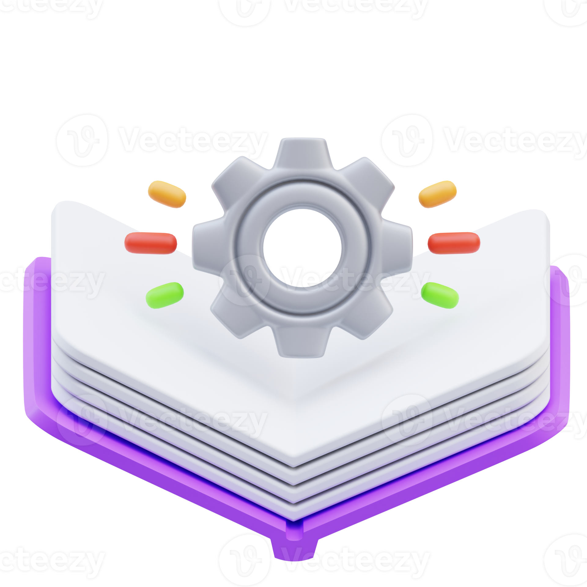 3d Render Illustration Of Project Management Guide Icon 16712561 Png
