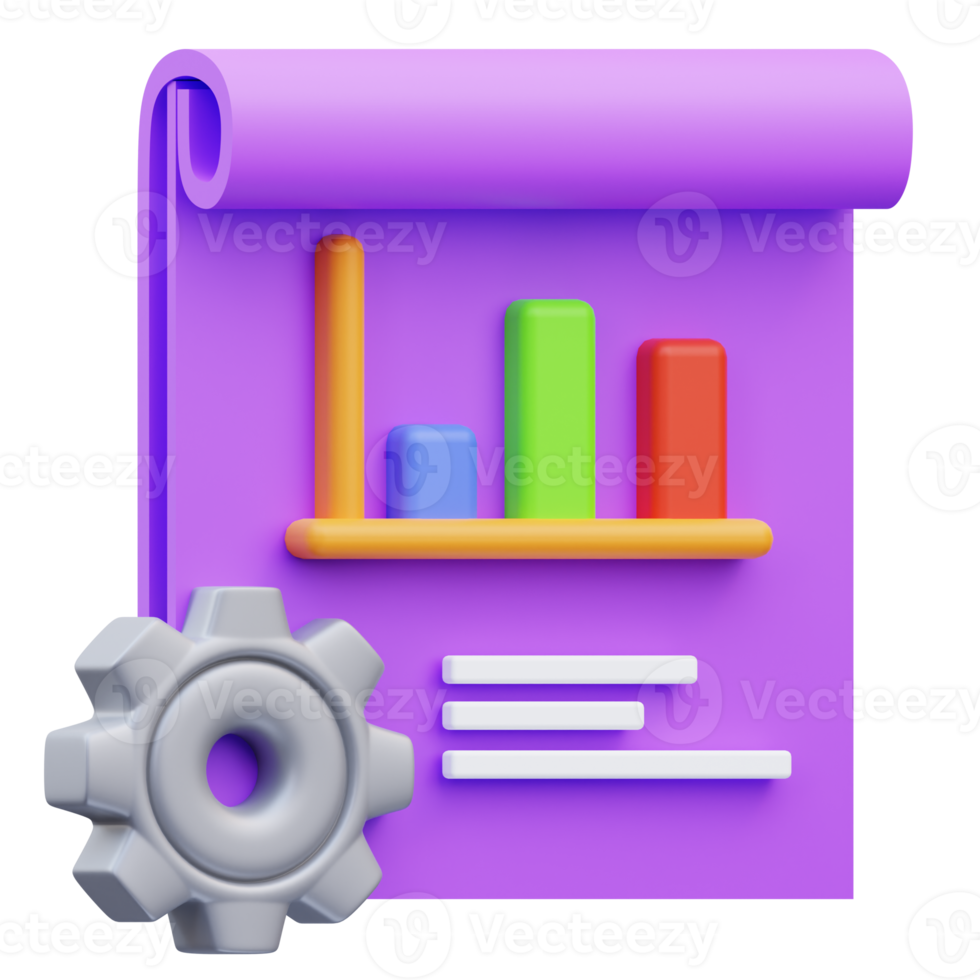 3d render illustration of project management analysis result icon ... 3d render illustration of project management analysis result icon ...