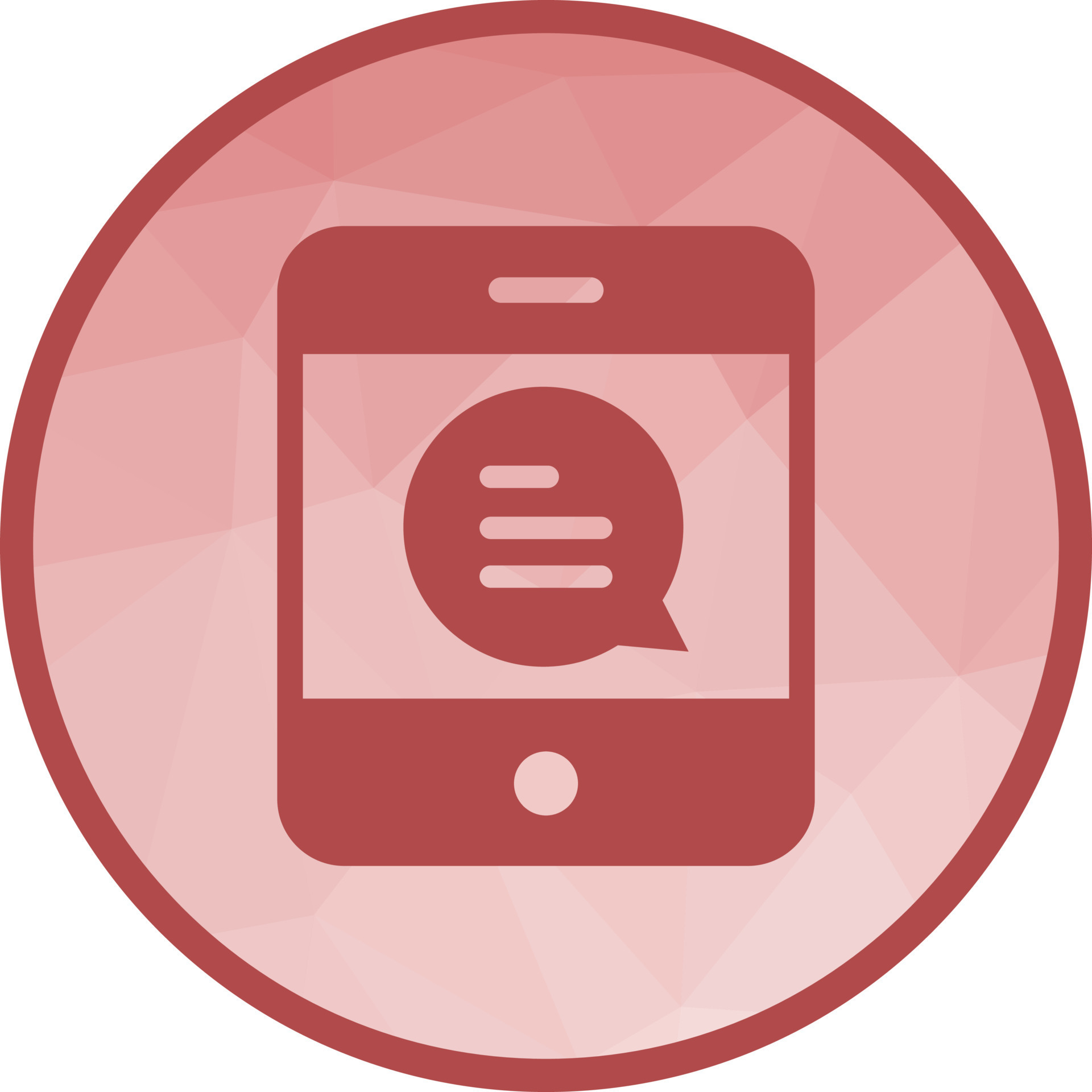 Text Message II Low Poly Background Icon 16713290 Vector Art at Vecteezy