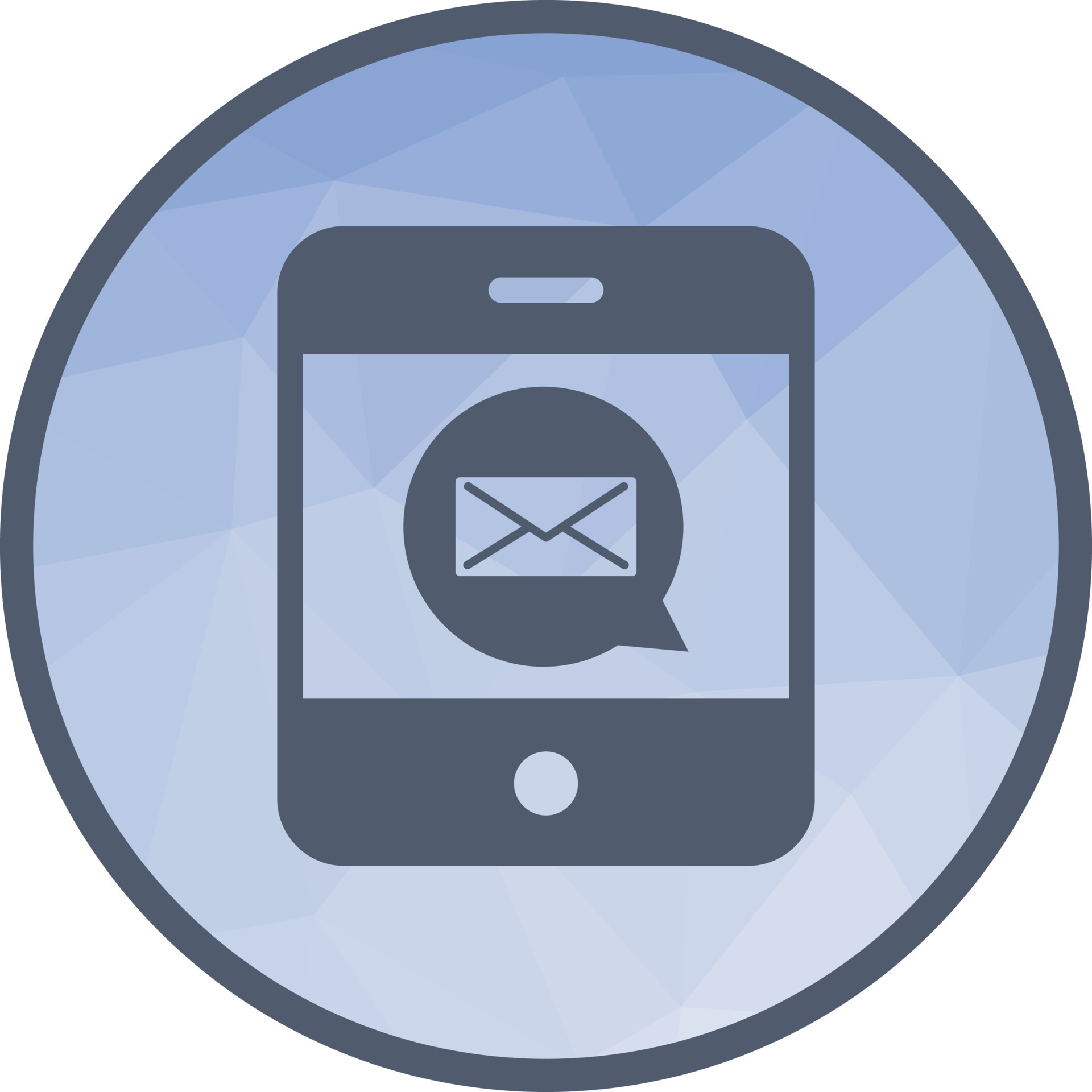 Text Message I Low Poly Background Icon 16713298 Vector Art at Vecteezy