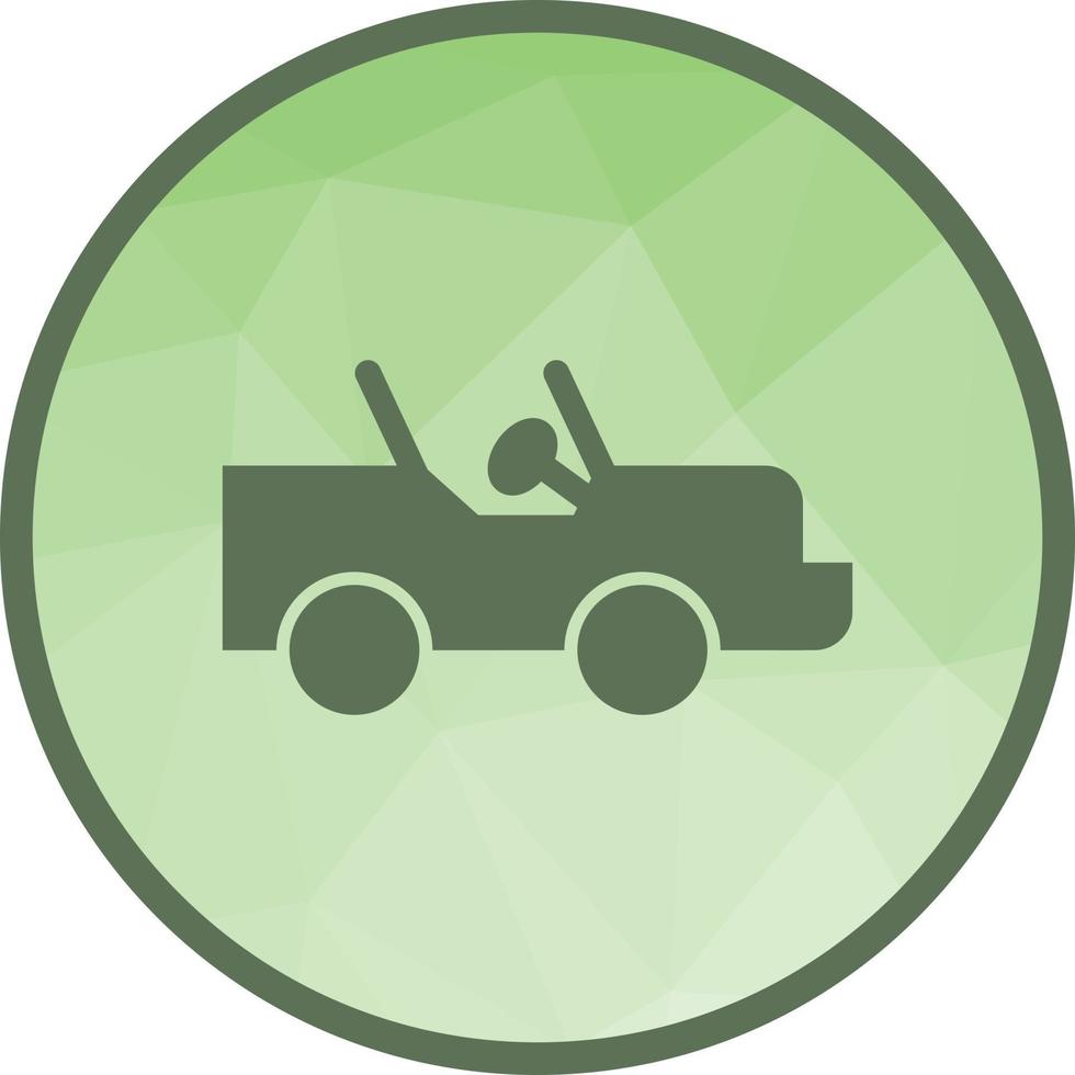 Safari Jeep Low Poly Background Icon 16713306 Vector Art At Vecteezy