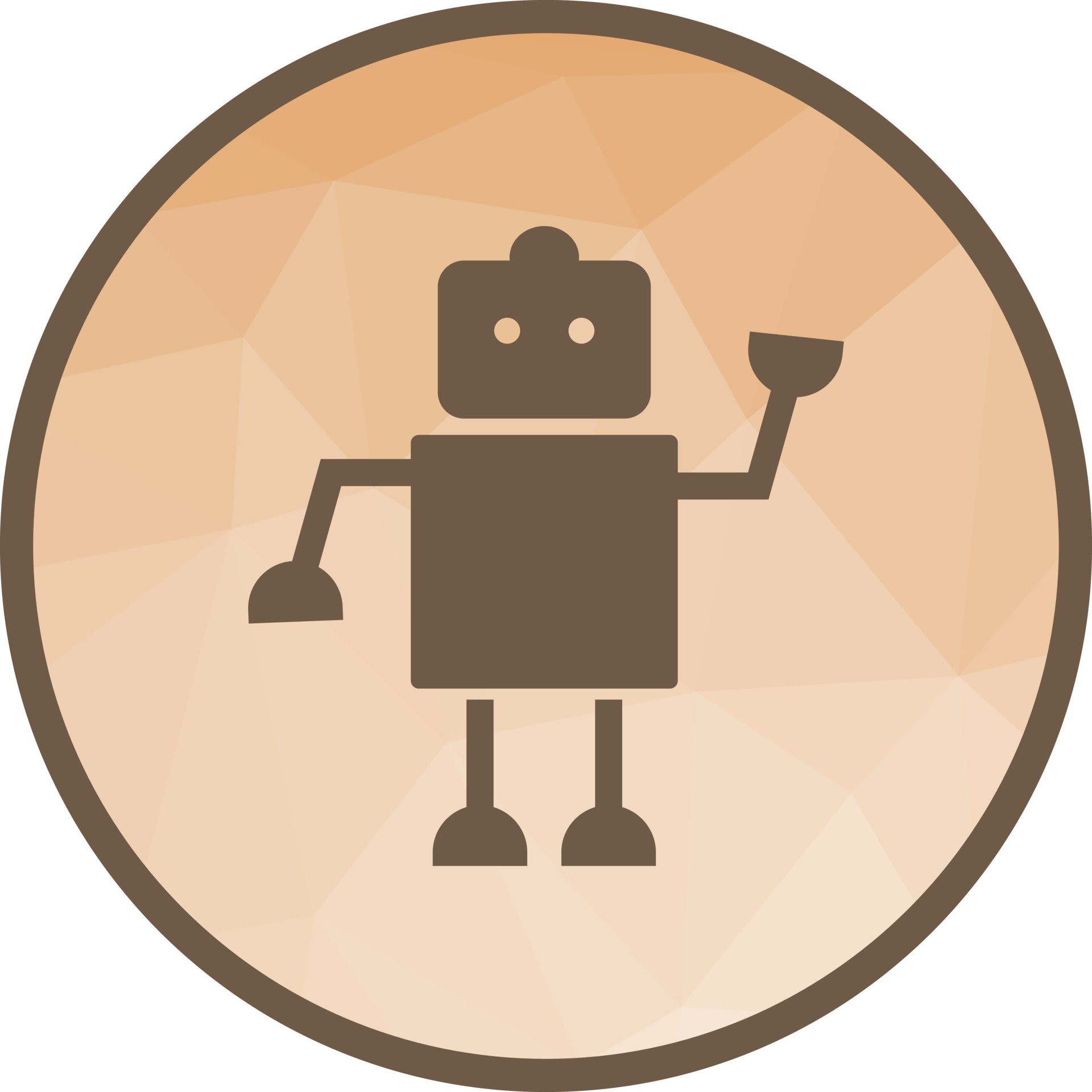 Robot II Low Poly Background Icon 16713634 Vector Art at Vecteezy