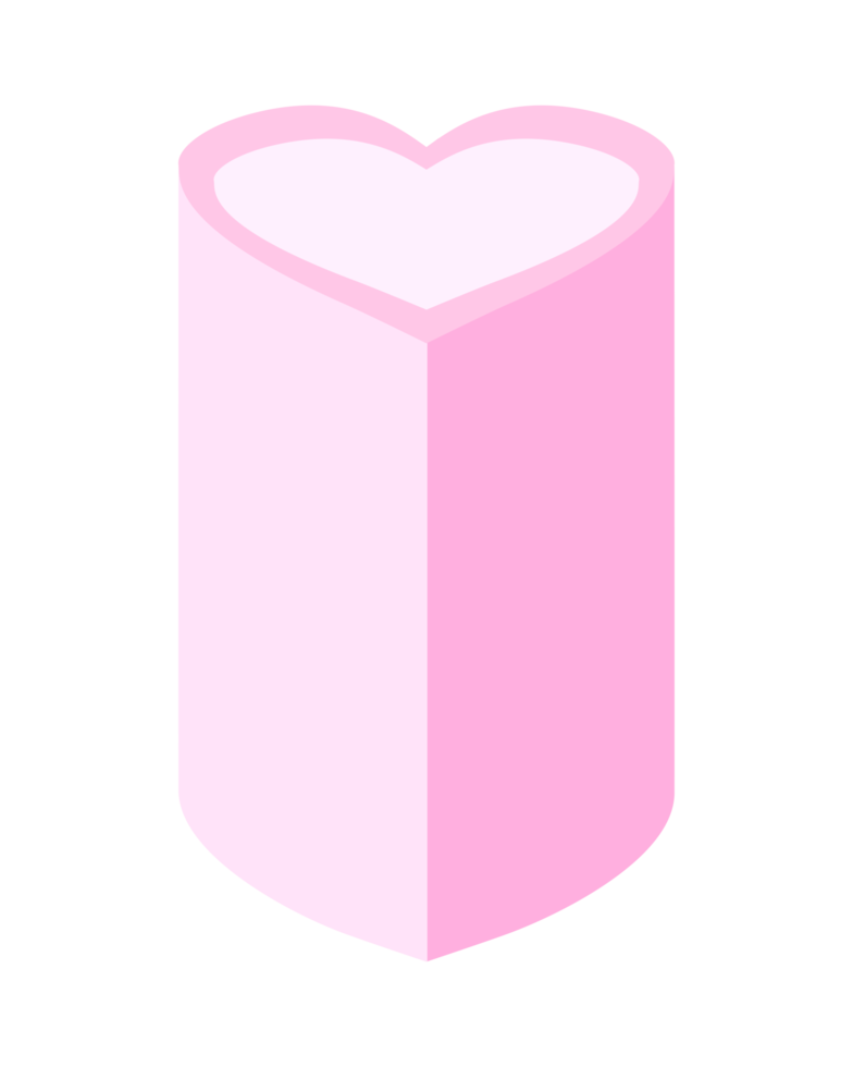 Pink Heart Candle Drawing Block 16713995 Png