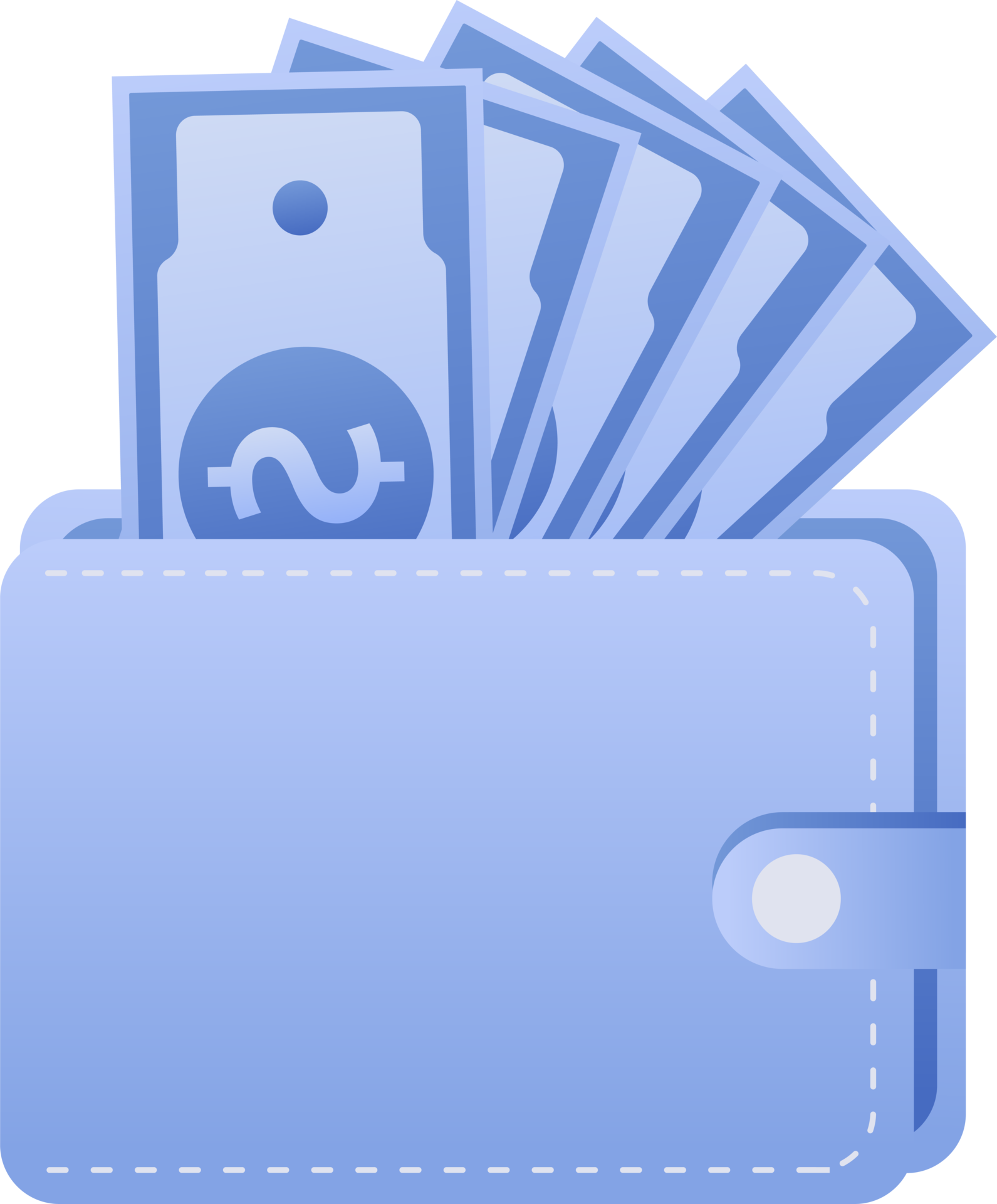 Flat Design Of Payment And Finance With Banknote Bank And Note Money