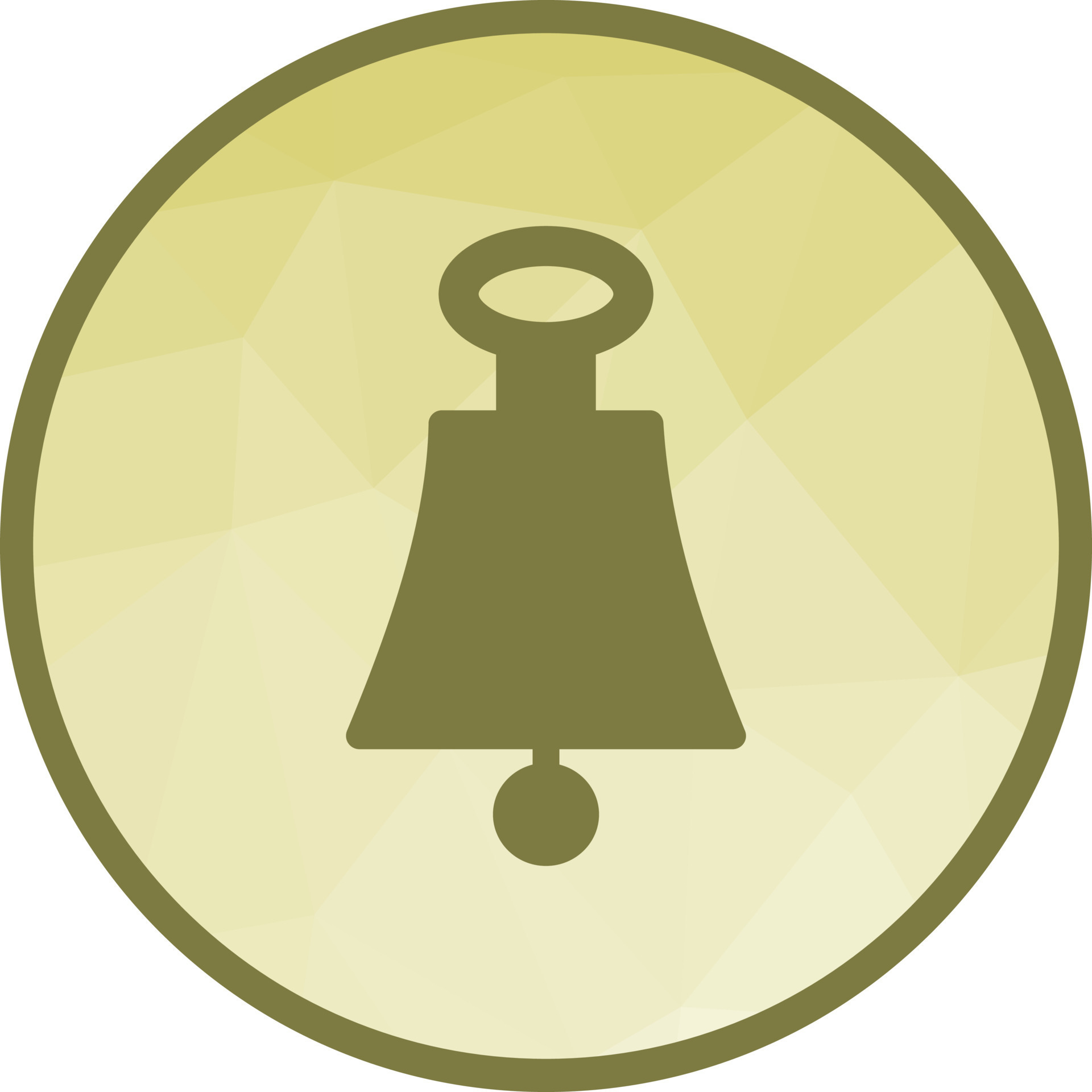 Bell Low Poly Background Icon 16717347 Vector Art at Vecteezy