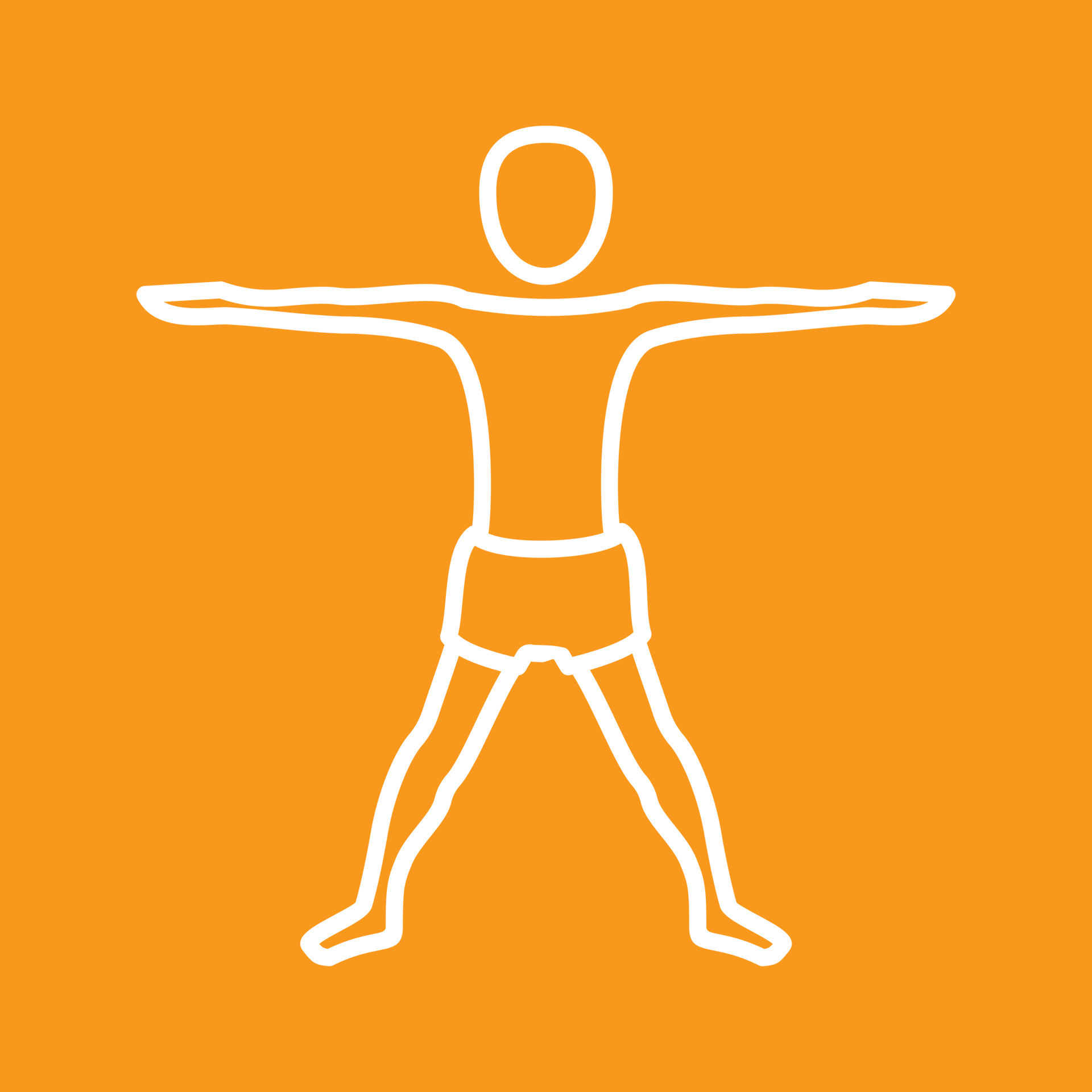 Extended Pose Line Color Background Icon 16718790 Vector Art at Vecteezy