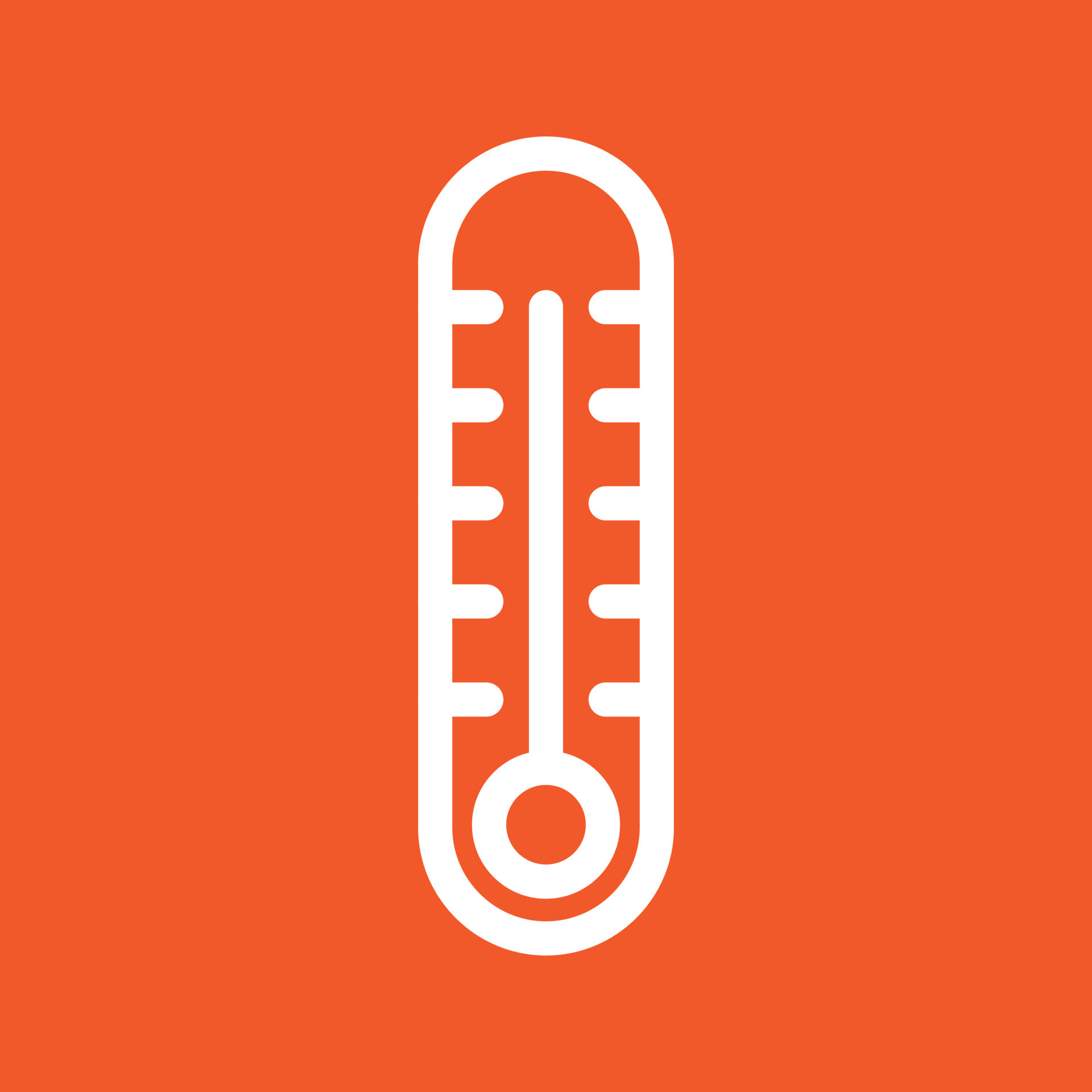 Thermometer Line Color Background Icon 16719807 Vector Art At Vecteezy