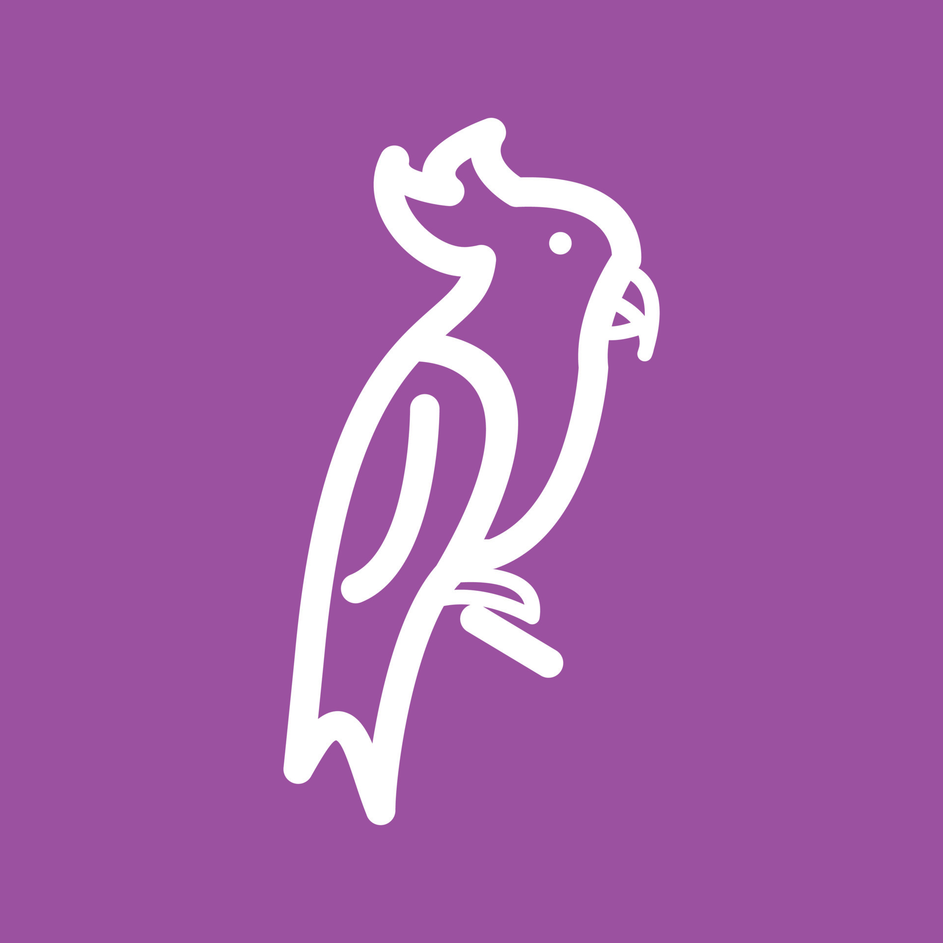 Parrot Line Color Background Icon 16719917 Vector Art At Vecteezy