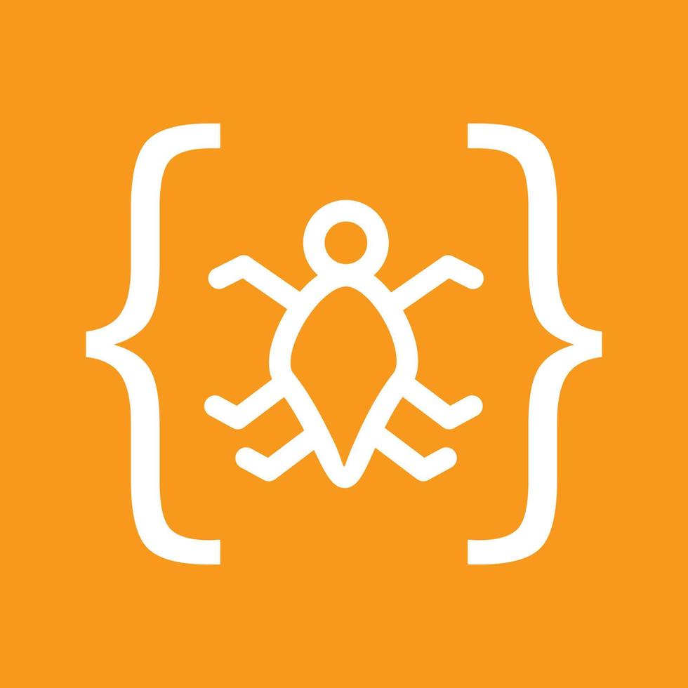 Bug in Code Line Color Background Icon 16721370 Vector Art at Vecteezy