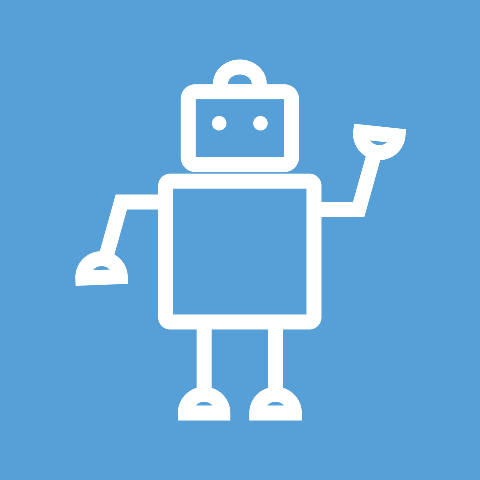 Robot II Line Color Background Icon 16724998 Vector Art at Vecteezy