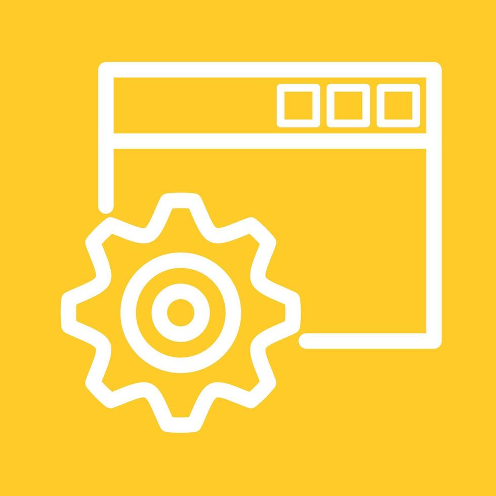 Browser Configurations Line Color Background Icon 16729307 Vector Art At Vecteezy