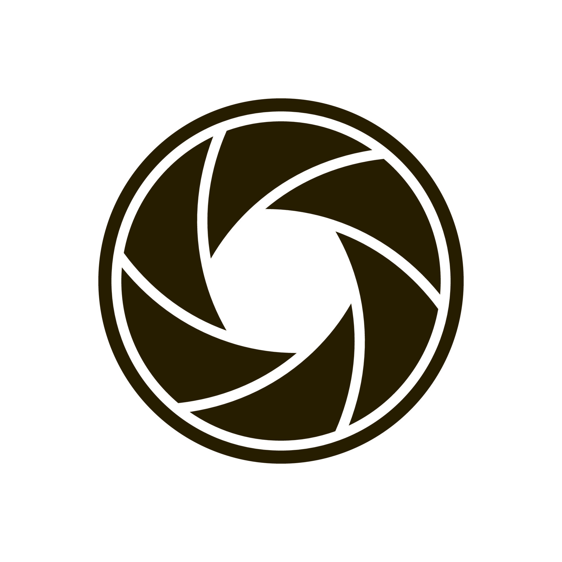 Camera Shutter Icon Isolated On White Backround 16730205 Vector Art At