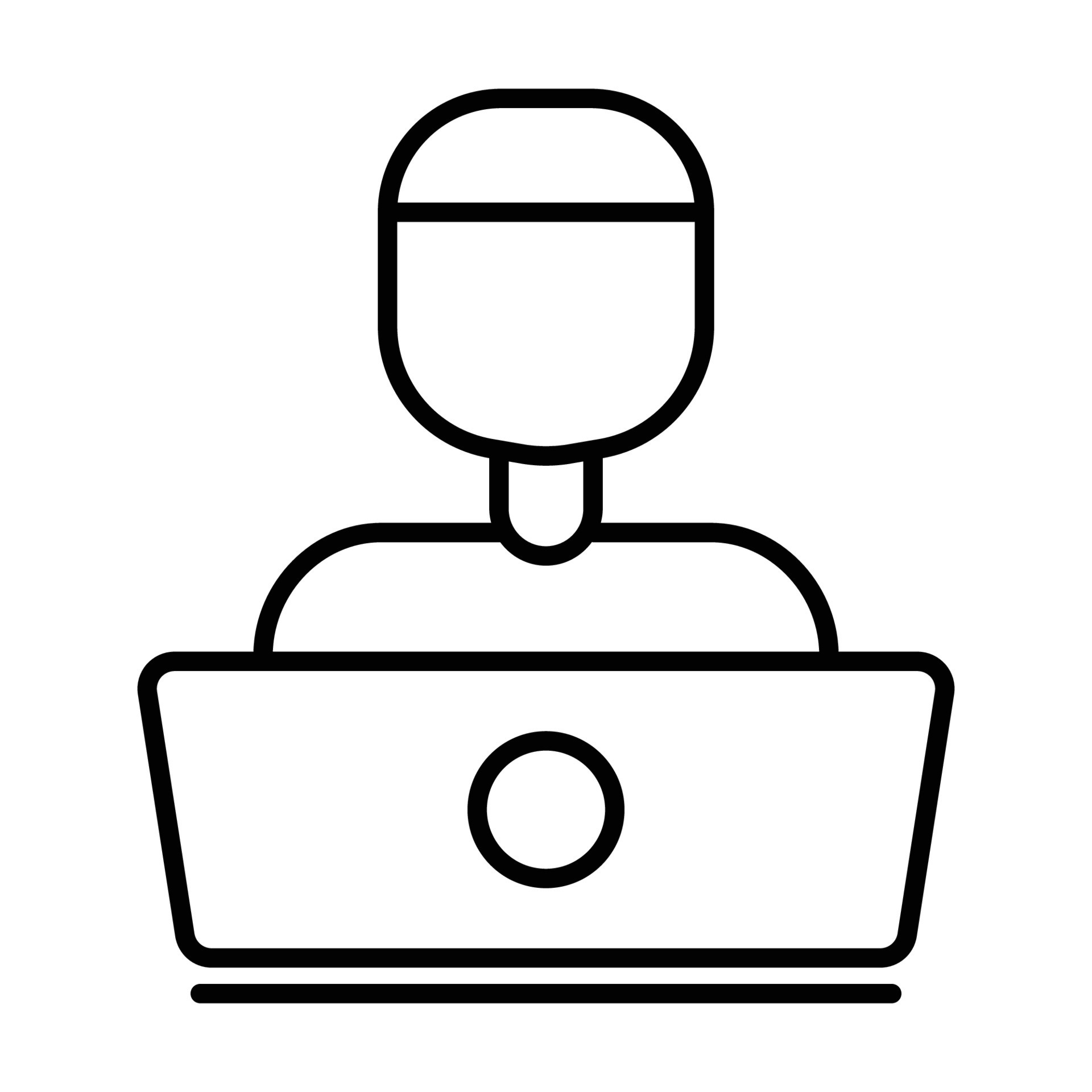 People icon illustration in front of laptop. Programmer icon. icon ...