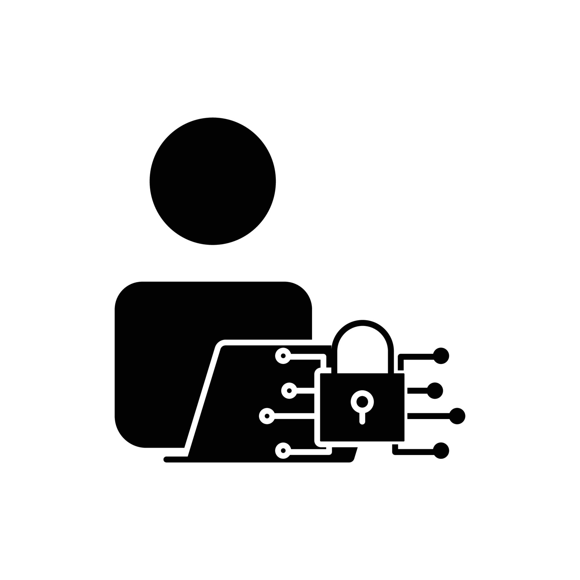 Programmer icon illustration lock cyber. icon related to developer ...